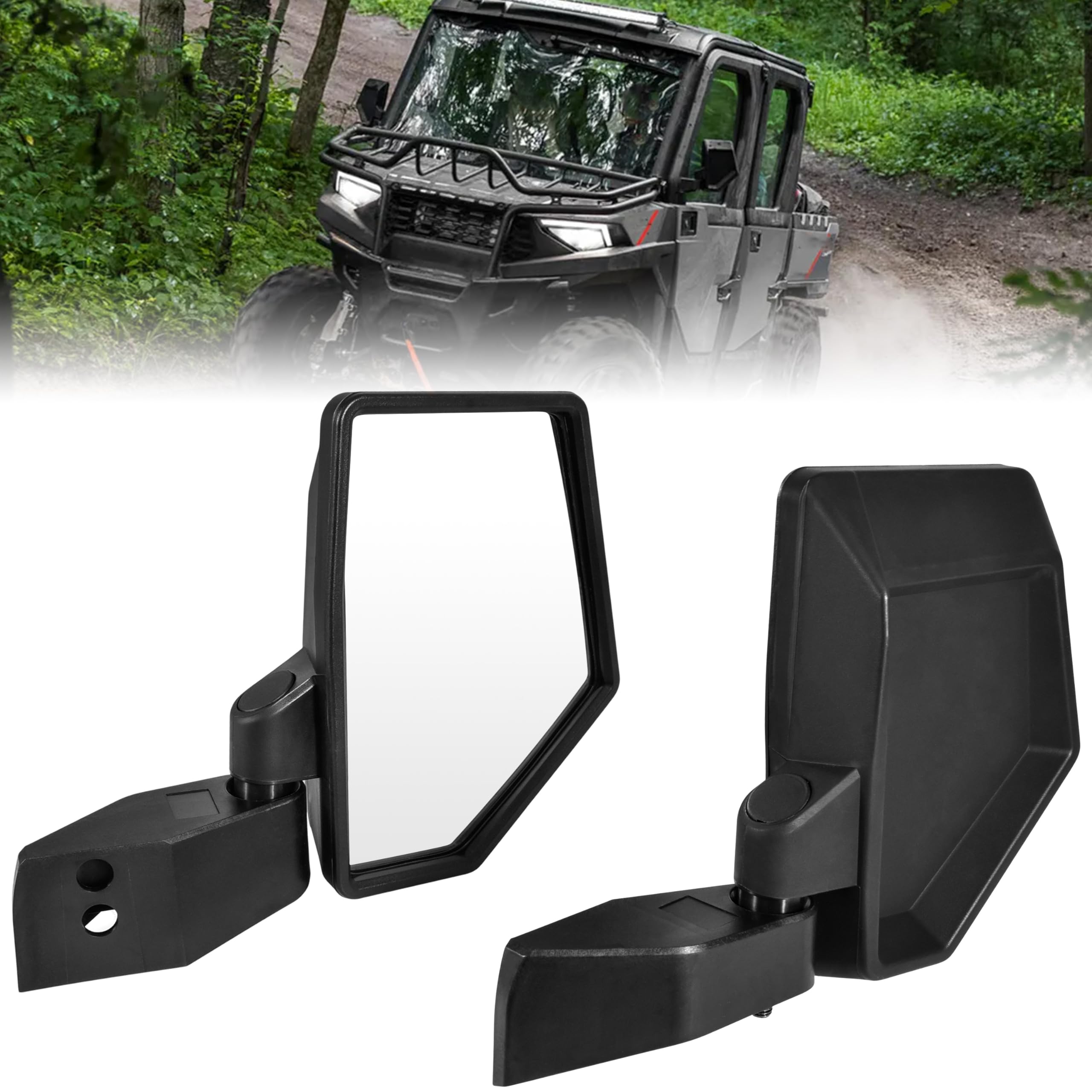 Amazon.com: SAUTVS Side Mirrors for Ranger XP 1000 Northstar, Door ...