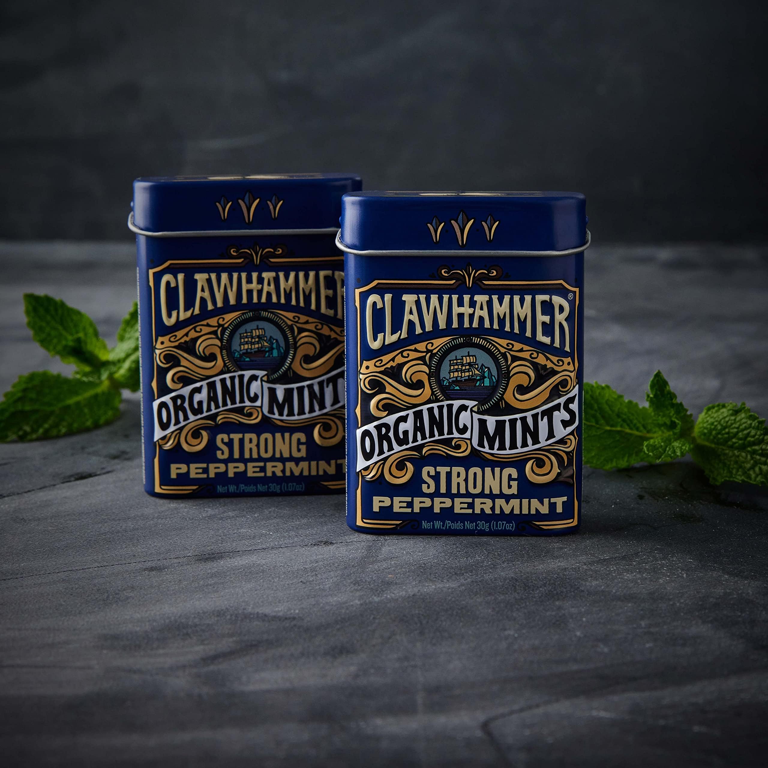 Amazon.com : Clawhammer Organic Mints - Naturally Flavored Breath Mints ...