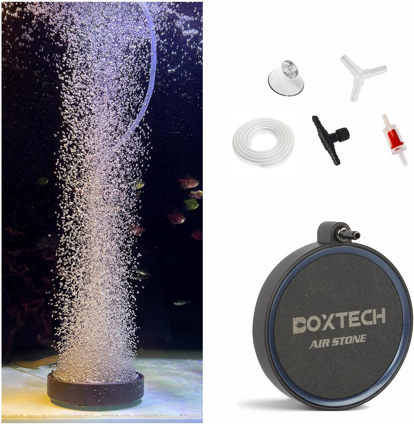 Amazon.com : 2pcs Fine Mist Air Stone Air Diffuser Ceramic Diffuser Air ...