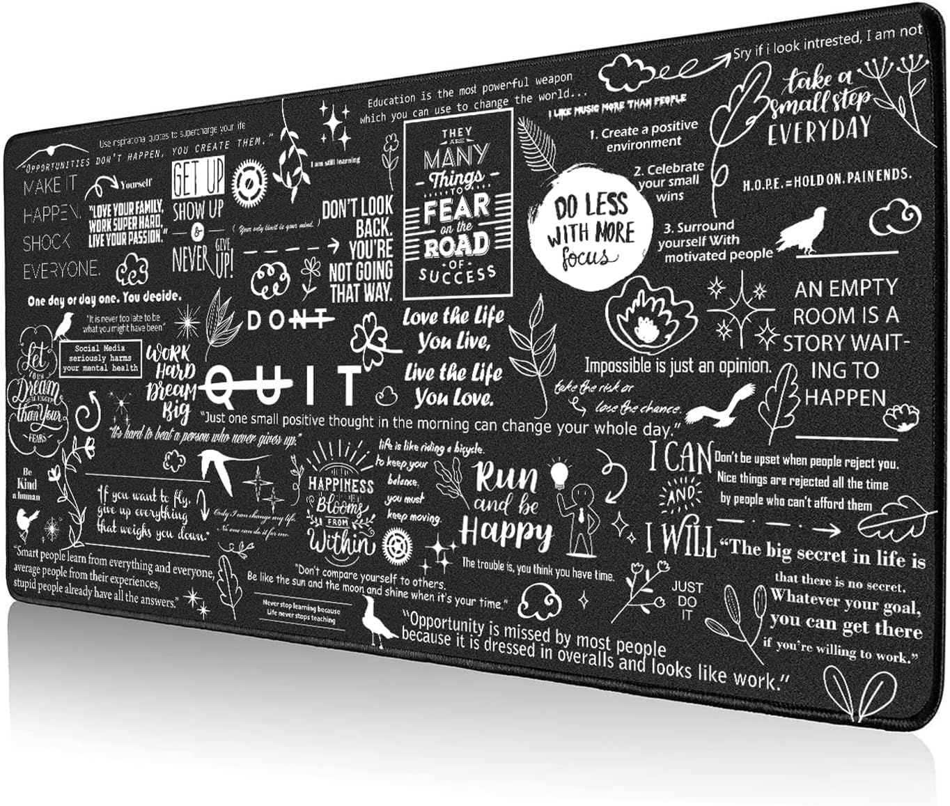 Amazon.com : Mouse Pad Gaming Mouse pad Non-Slip Base Stitched Edges ...