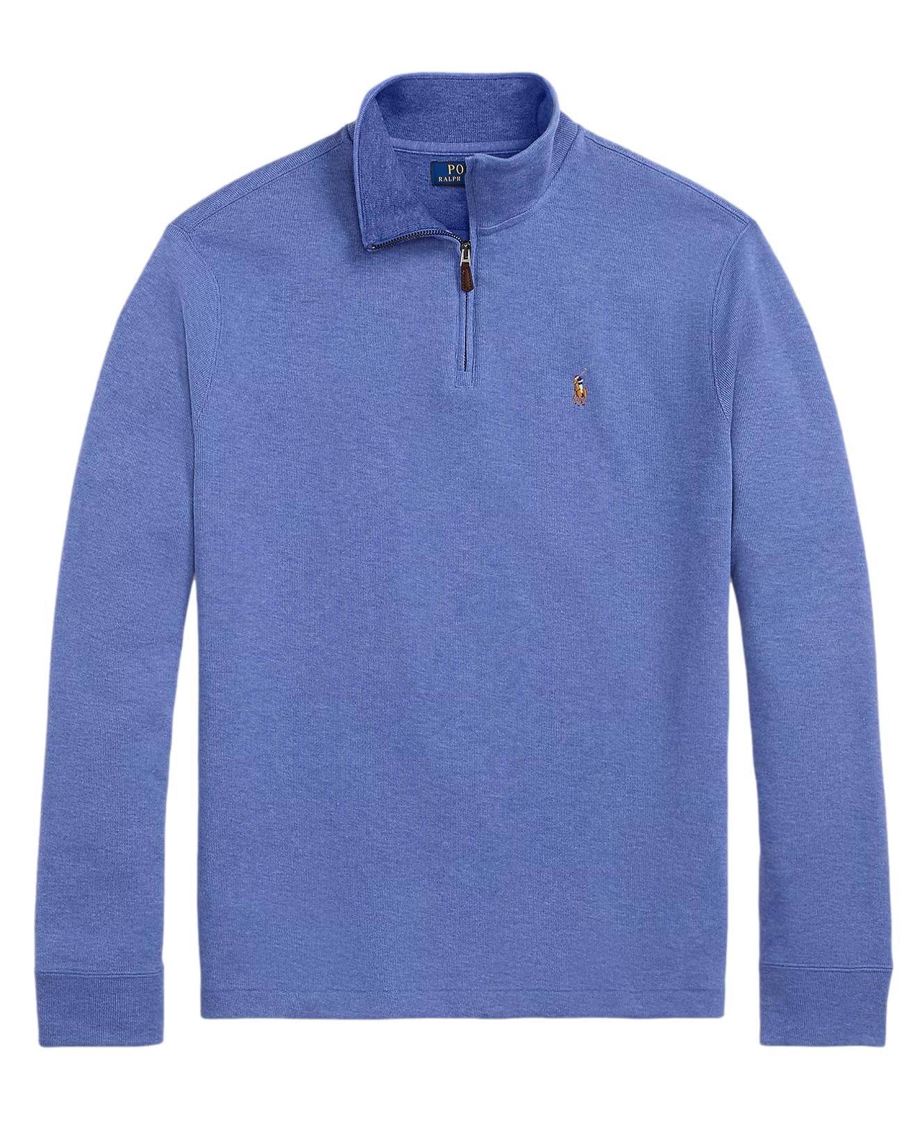 Amazon.com: POLO RALPH LAUREN Men's Classic Estate-Rib Quarter-Zip ...