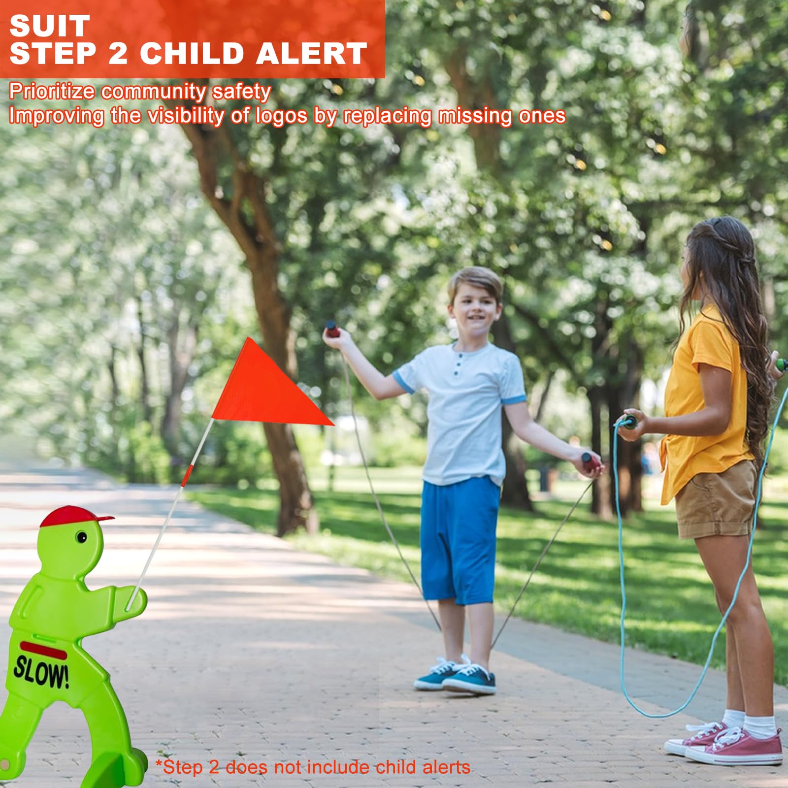Kids At Play Reflective Neighborhood Caution Warning Step2 Kid Alert ...