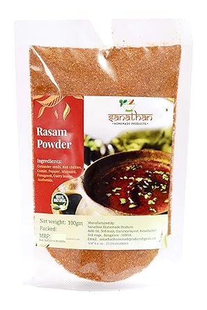 Sanathan Homemade Products Typical Brahmin Taste Udupi Rasam Powder ...