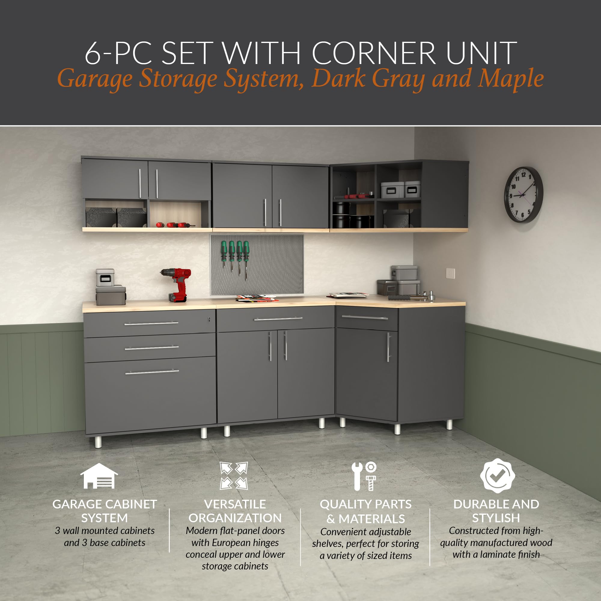 Garage Corner Storage Cabinets Garage Storage System Solutions
