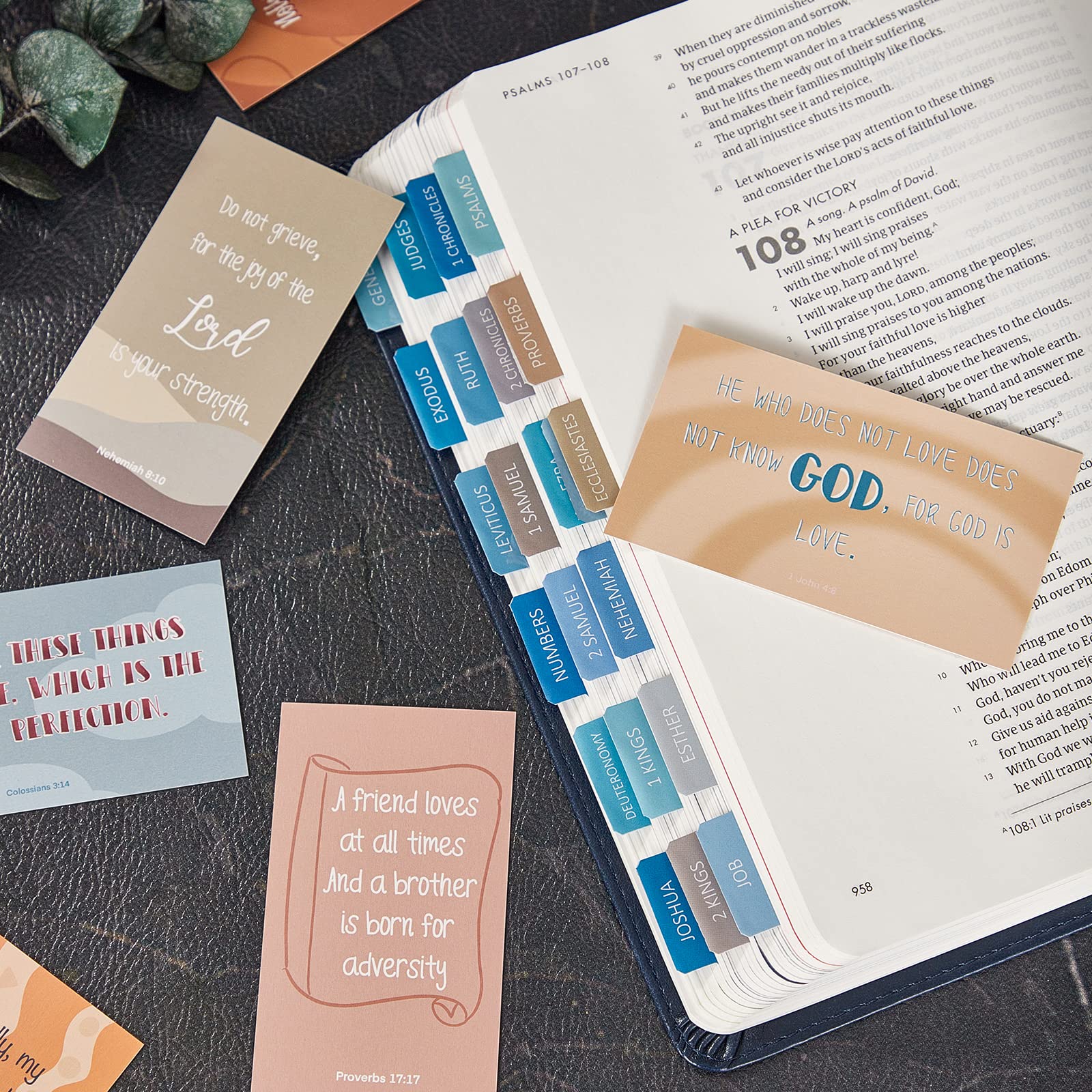 Snapklik.com : 100 Earth Tone Prayer Cards, Inspirational Bible Verse Cards, Assorted Mini ...