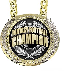 Amazon.com : TROPHYDEPOT Trophy Depot World Champion MVP Chain Medal Gold & Silver Heavy Metal 6 ...
