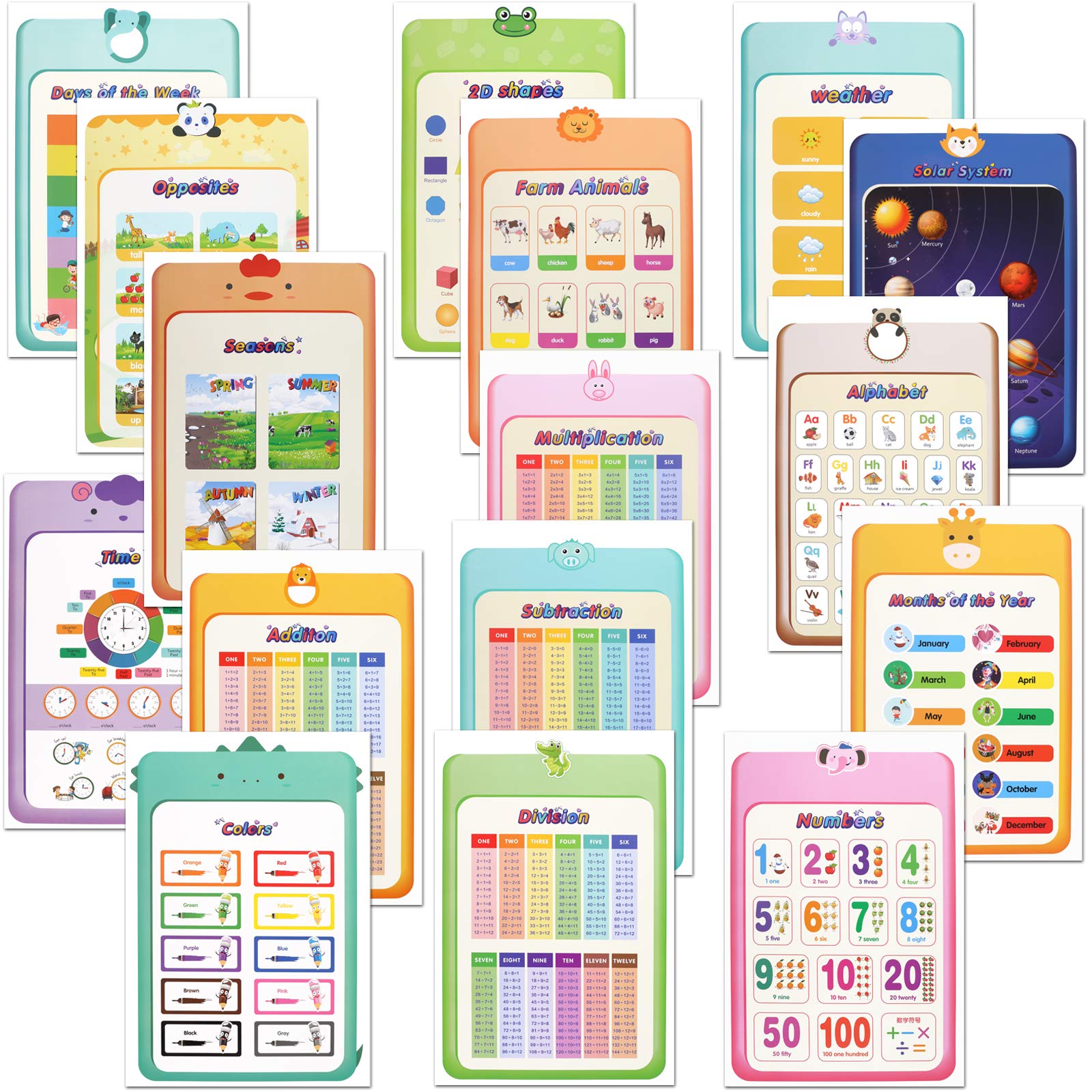 Buy Educational s for Children,funvce 16PCS Preschool Learning s ...