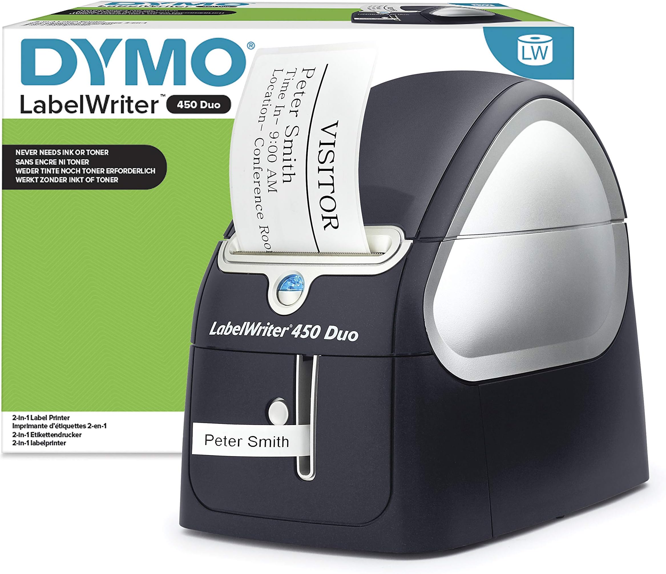 DYMO LabelWriter 450 Duo Label Maker | Direct Thermal Label Printer ...