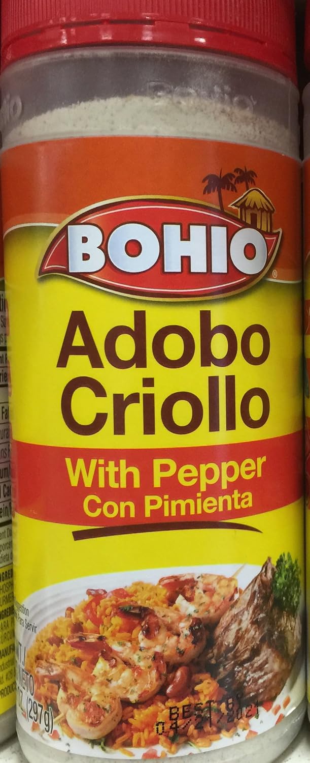 Amazon.com: Adobo criollo Bohio with Pepper/con Pimienta Pack of 2