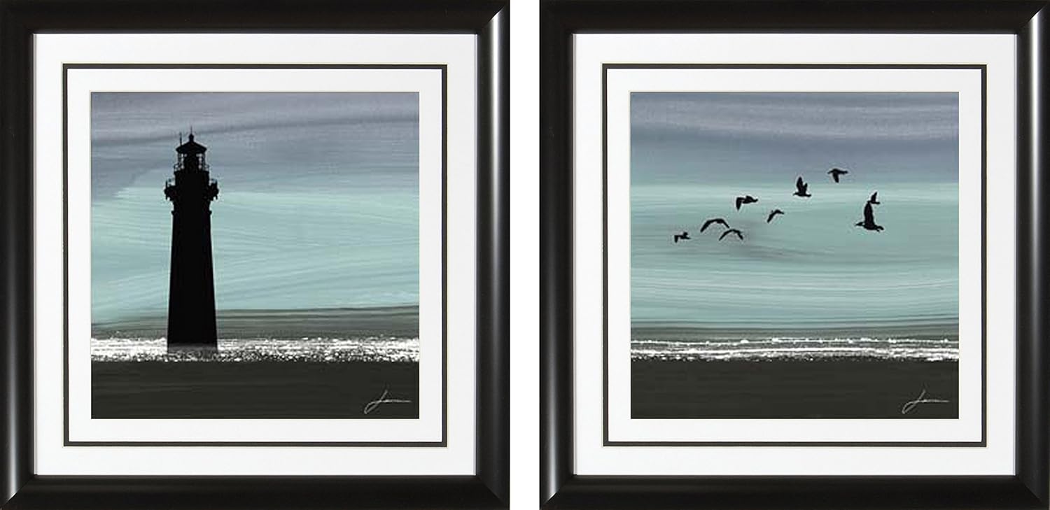 Amazon.com: Pro Tour Memorabilia "Dusky Sea S/2" Wall Art, 18" x 18 ...