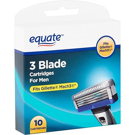 Amazon.com: Equate Men's 5 Blade Razor Blade Refills, 4 Count : Beauty ...