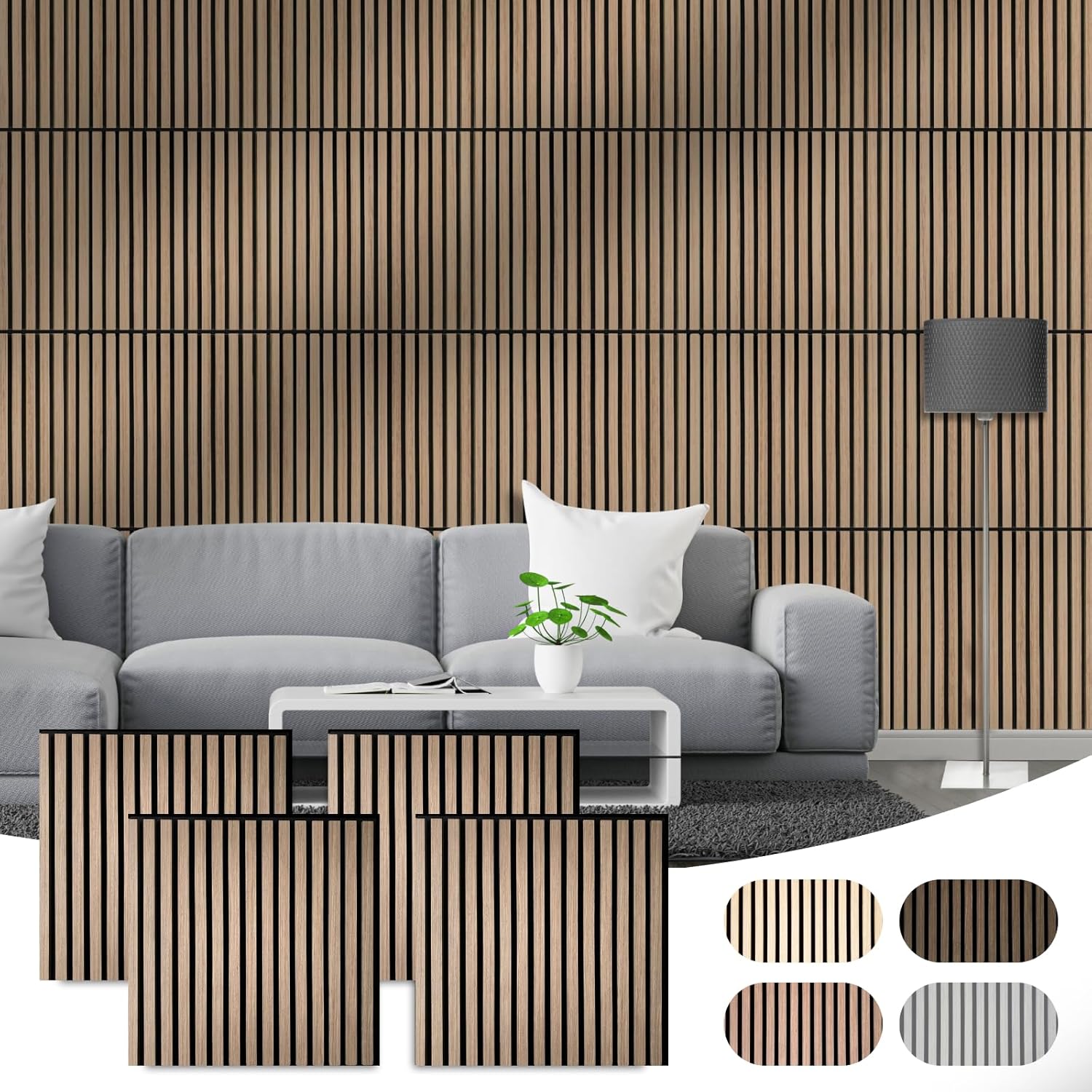 CLICK-DECK Wooden Wall Panels | Premium Acoustic Wall Panels | Slat ...