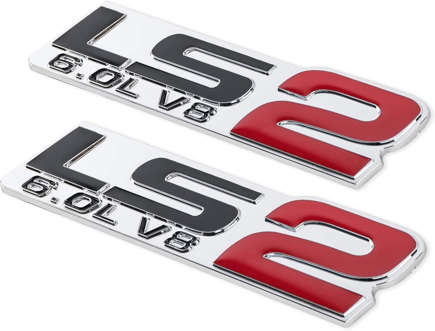 Amazon.com: LS2 emblem 6.0 v8 emblem for GM General Motors Performance ...