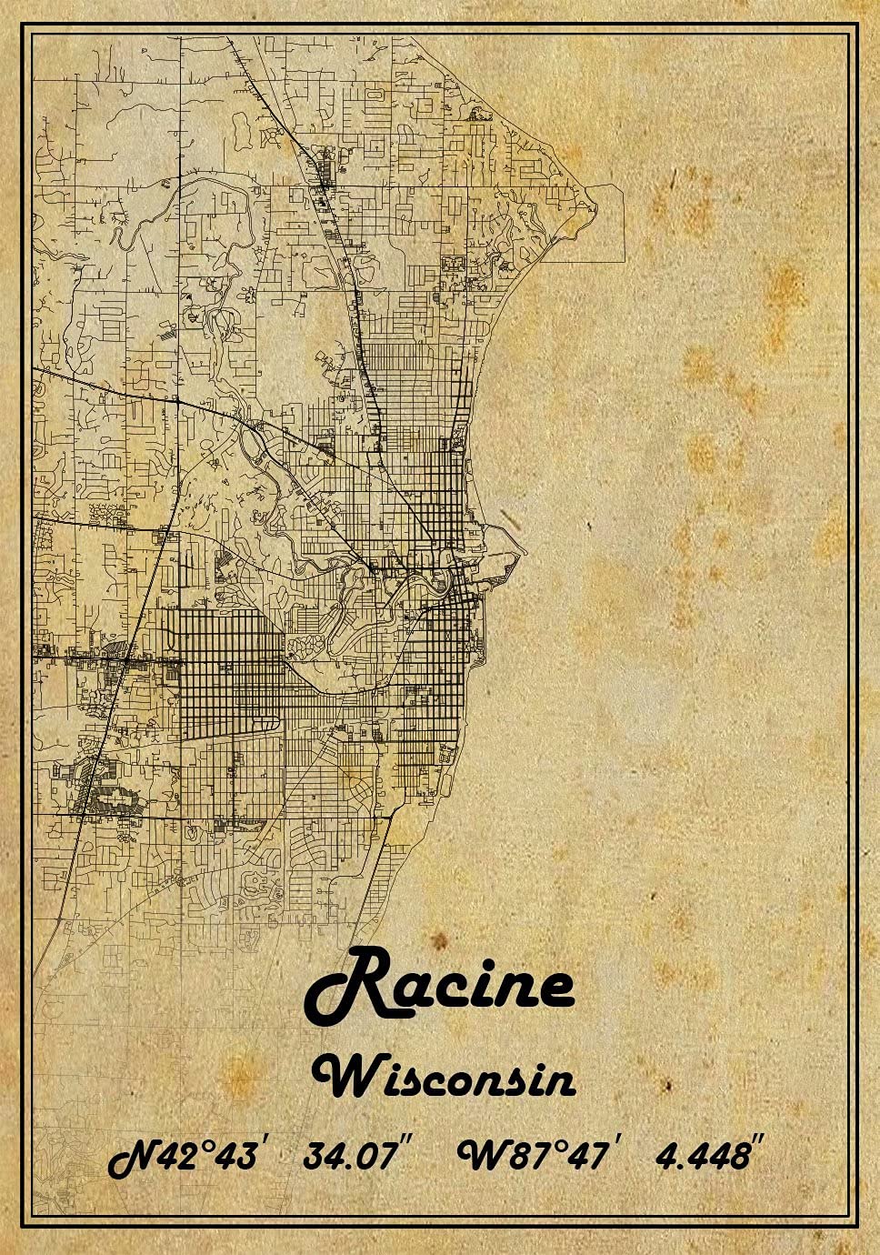 Racine Map