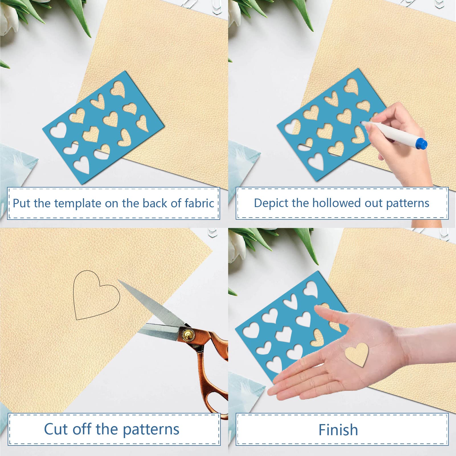 Heart Spade Club Diamond Templates