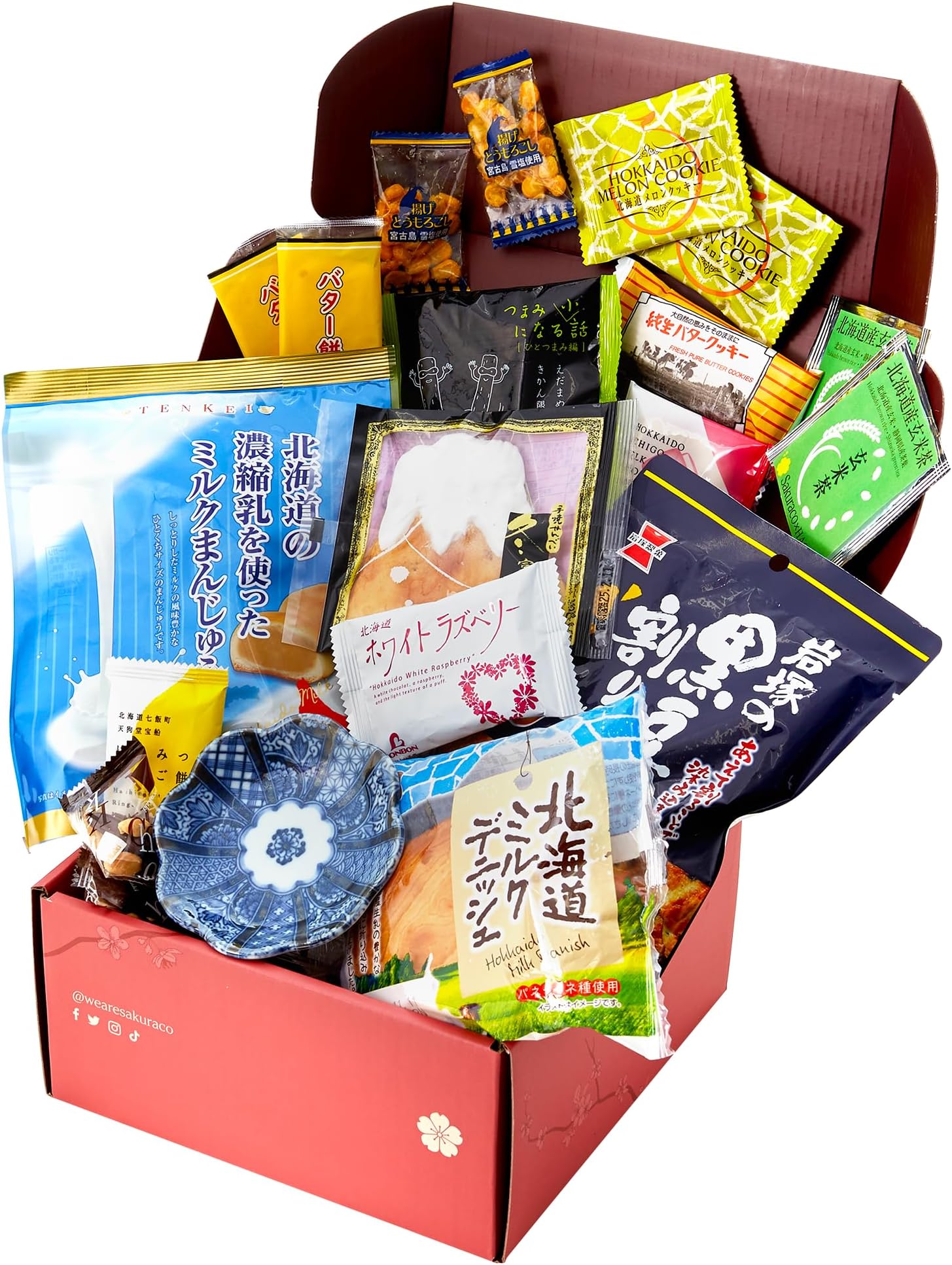 Amazon.com : Sakura Box Japanese Snacks & Candy Bundle: 30 Piece ...