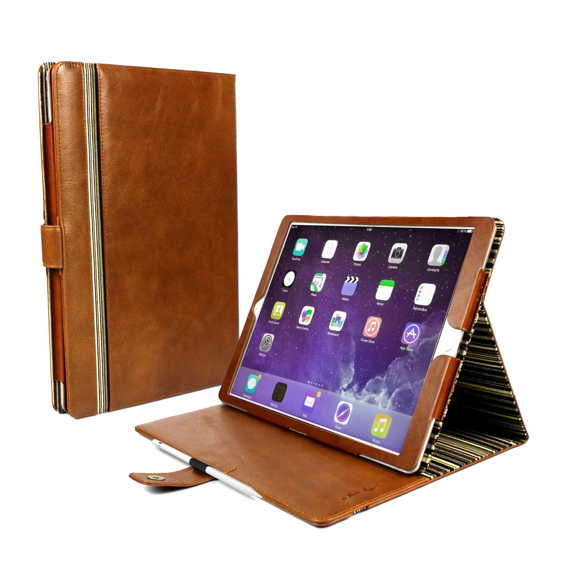 Amazon.com: Alston Craig Vintage Genuine Leather Slim-Stand Case Cover ...