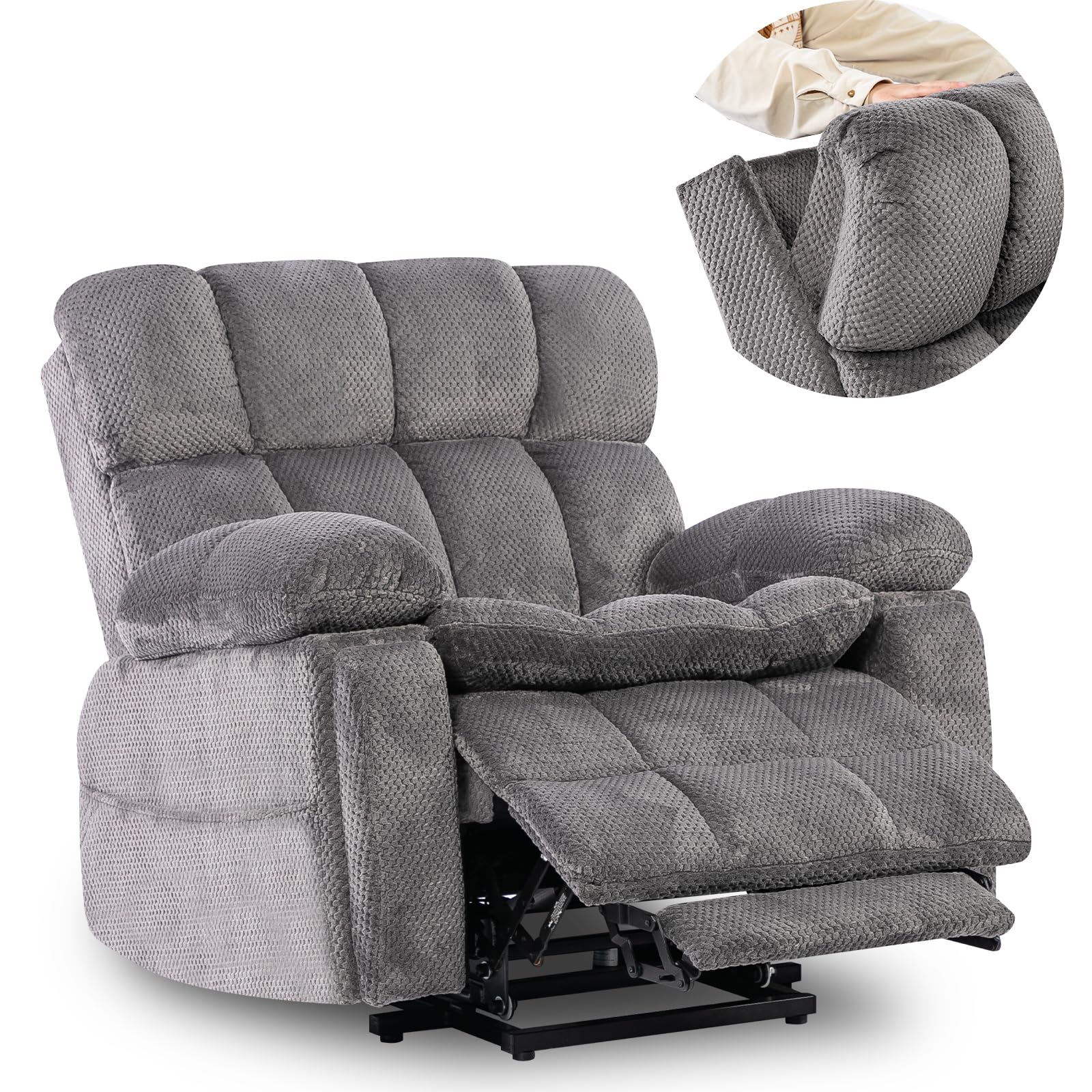 Amazon.com: Zuacs Dual Motor Power Lift Recliner Chair for Elderly with ...