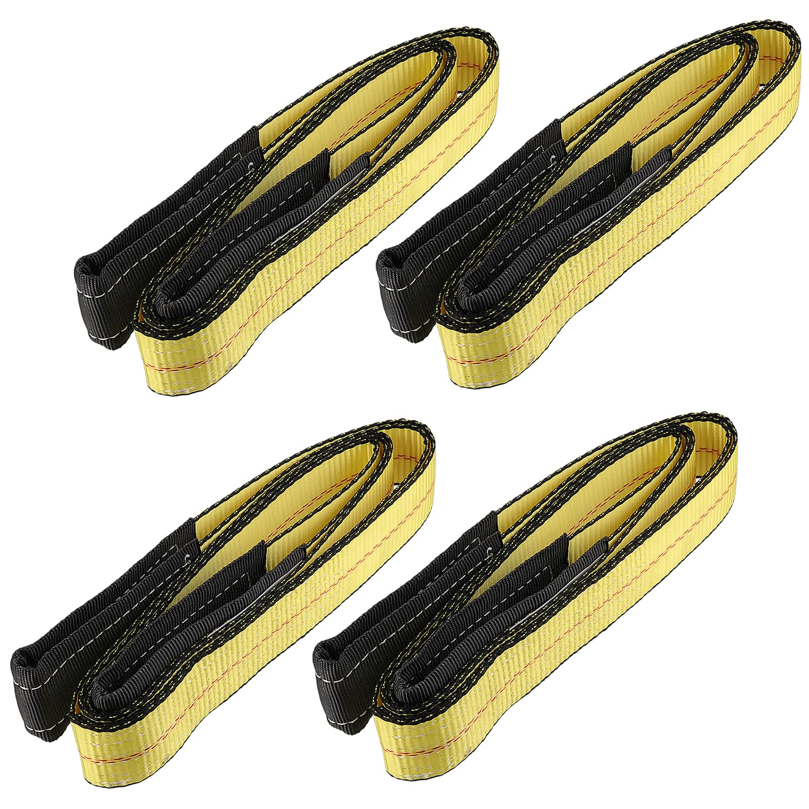 YUENPUN 4 PCS 1.8m x 5cm Lifting Straps Heavy Duty, Maximum Load ...