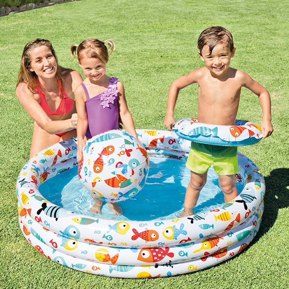 Buy PULSBERY Swimming Pool Cute Cartoon Portable Bathtub Children ...