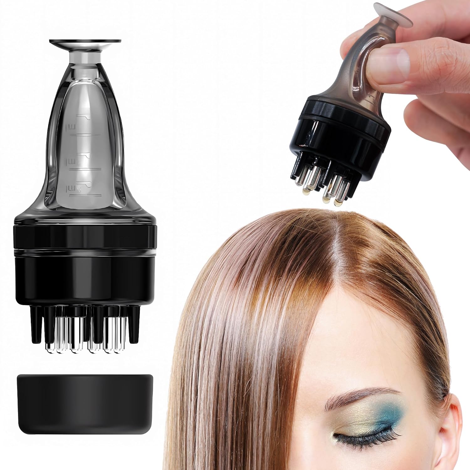 Amazon.com : Scalp Oil Applicator and Massager for Hair Growth - Root ...