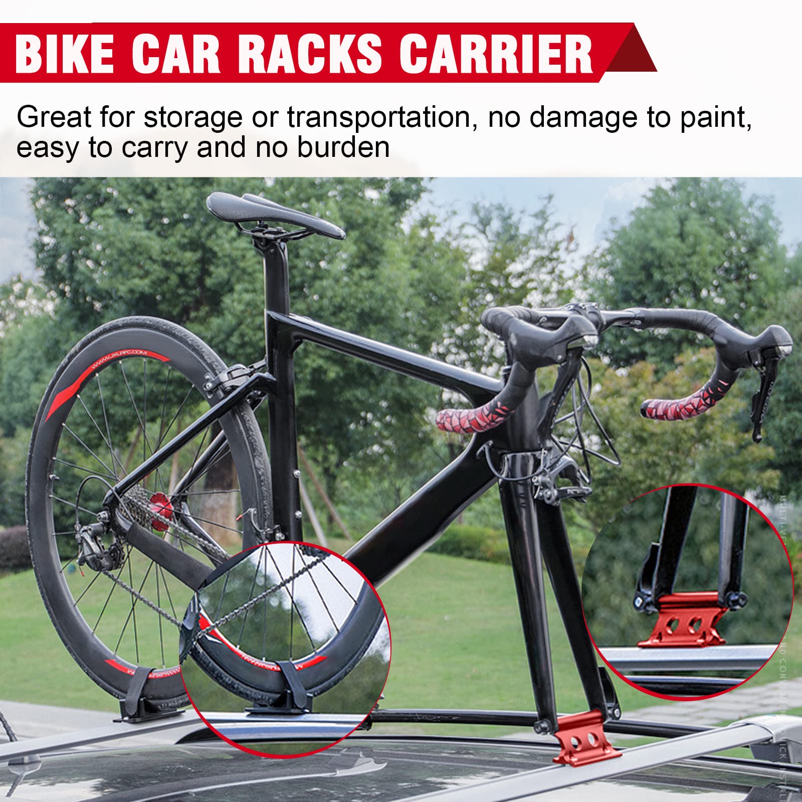 Snapklik.com : Partol Bike Block Fork Mount Universal Quick Release ...