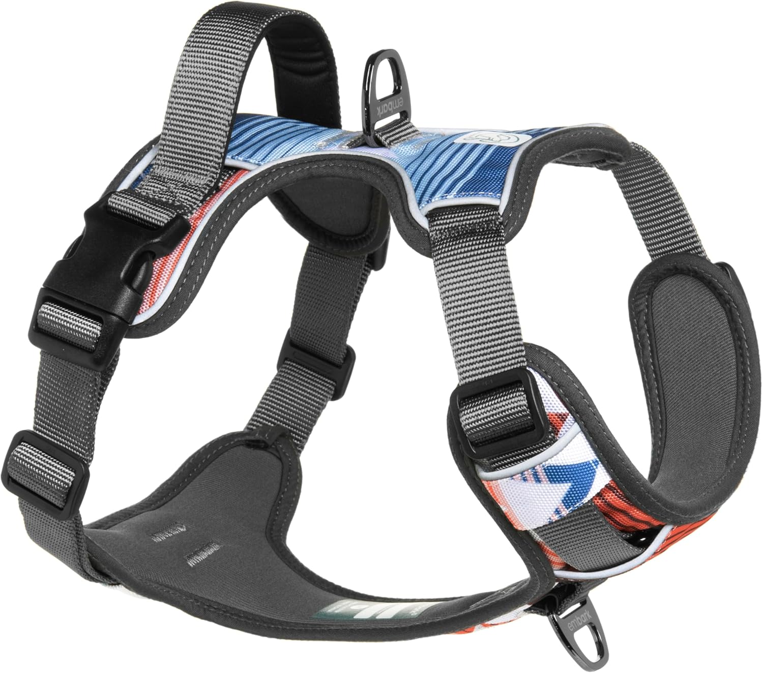 Amazon.com : Embark Adventure Dog Harness, Reflective Trim XL Dog ...