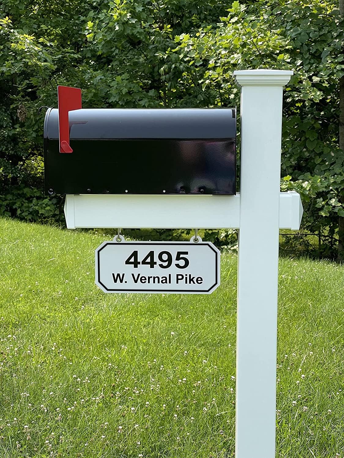 Amazon.com: The Harrison Vinyl/PVC Mailbox Post - White (Includes ...
