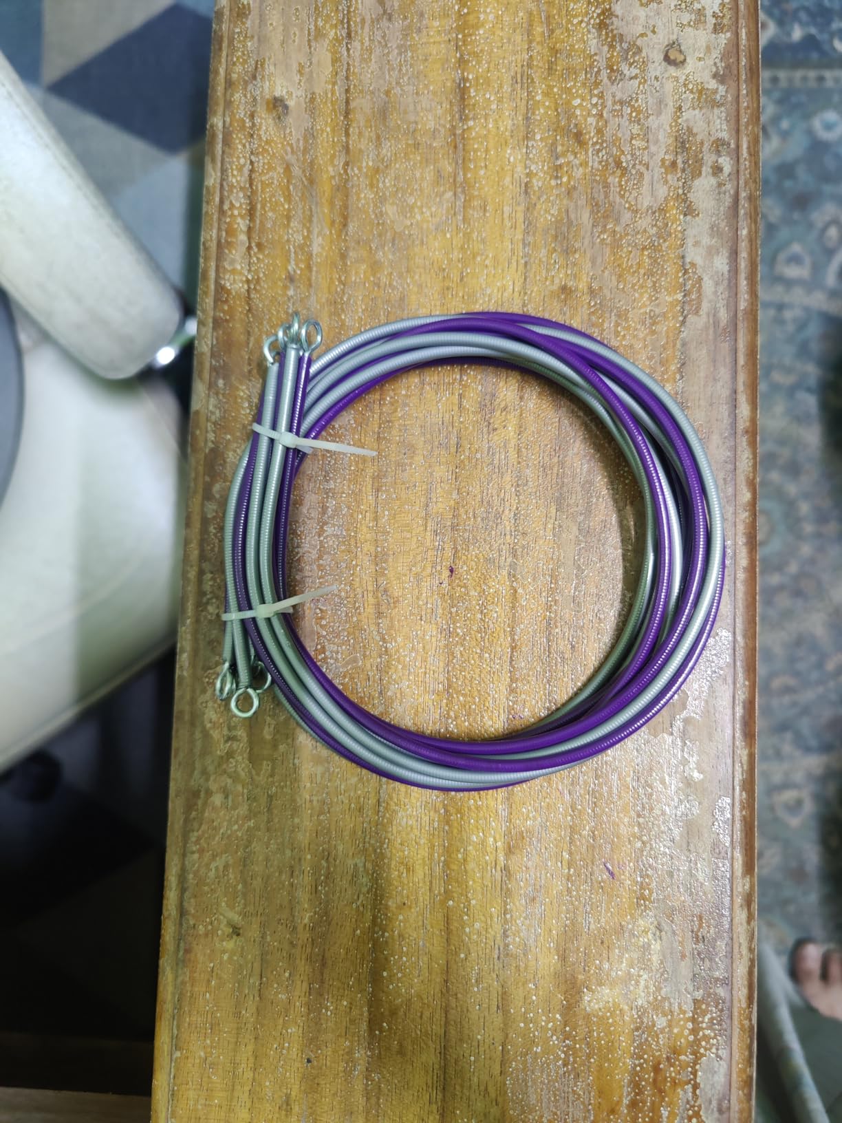 Aurora Steel Curtain Spring Wire for Window and Door - Set of 6 pcs ...