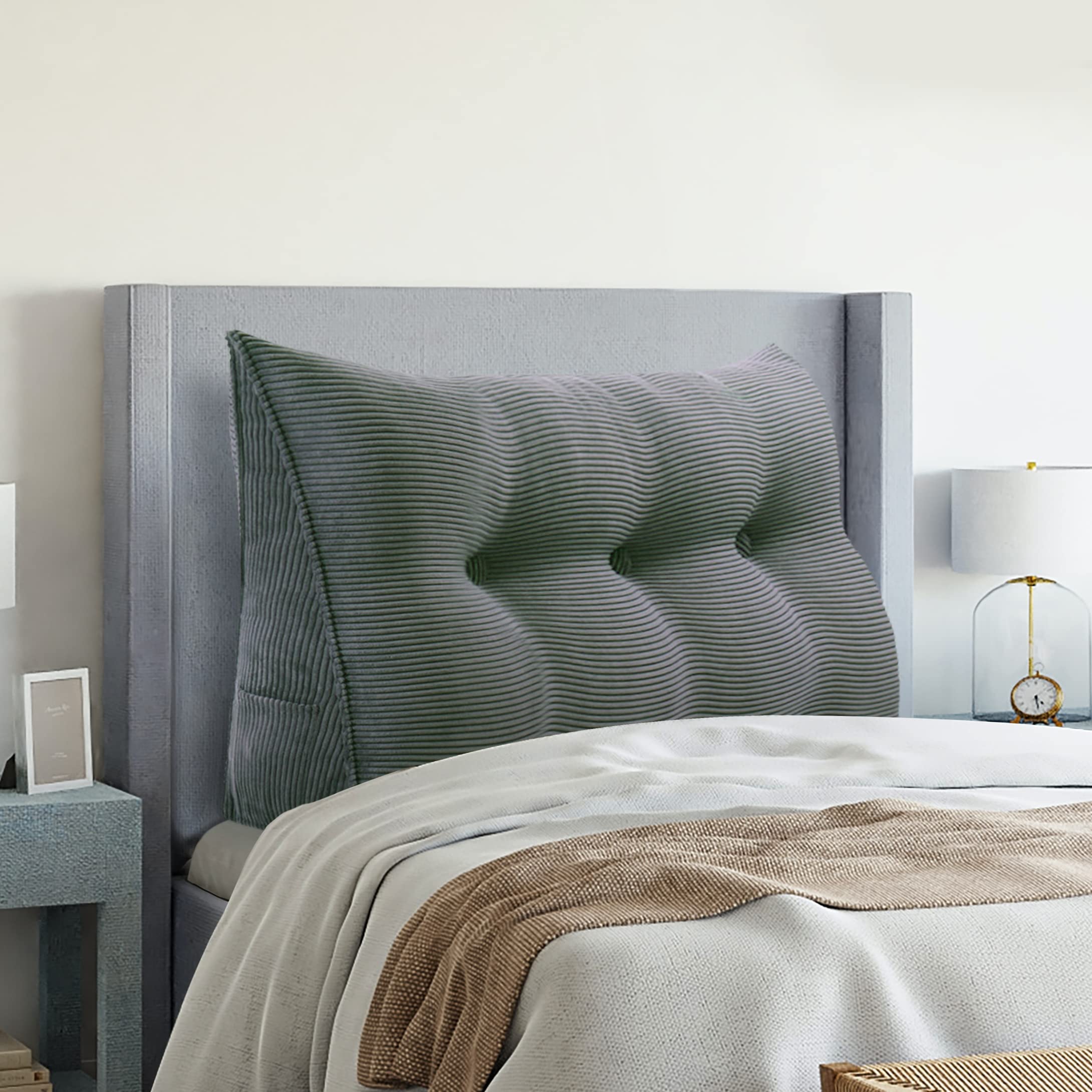 Amazon.com: homecozy Wedge Headboard Pillow Dorm Room Reading Pillow ...