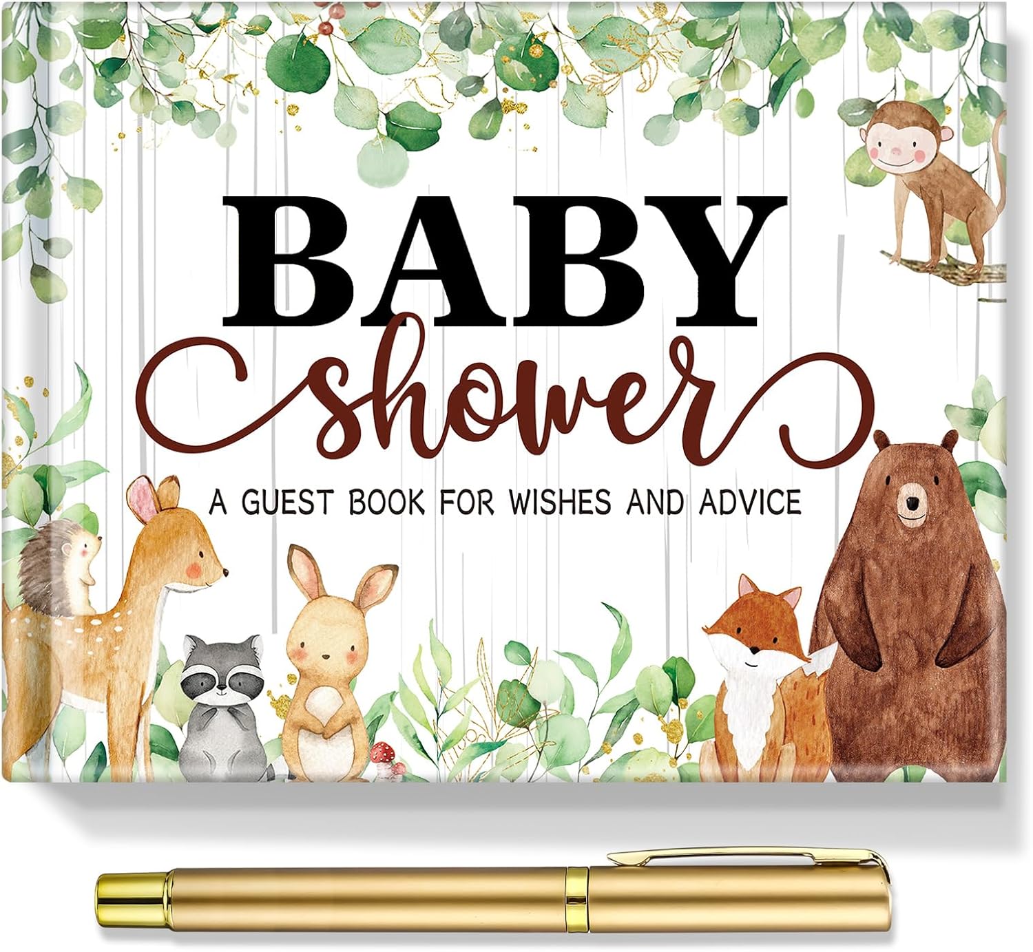 Amazon.com: Fuyoooo Juego de 27 Piezas de Libro de Invitados para Baby ...