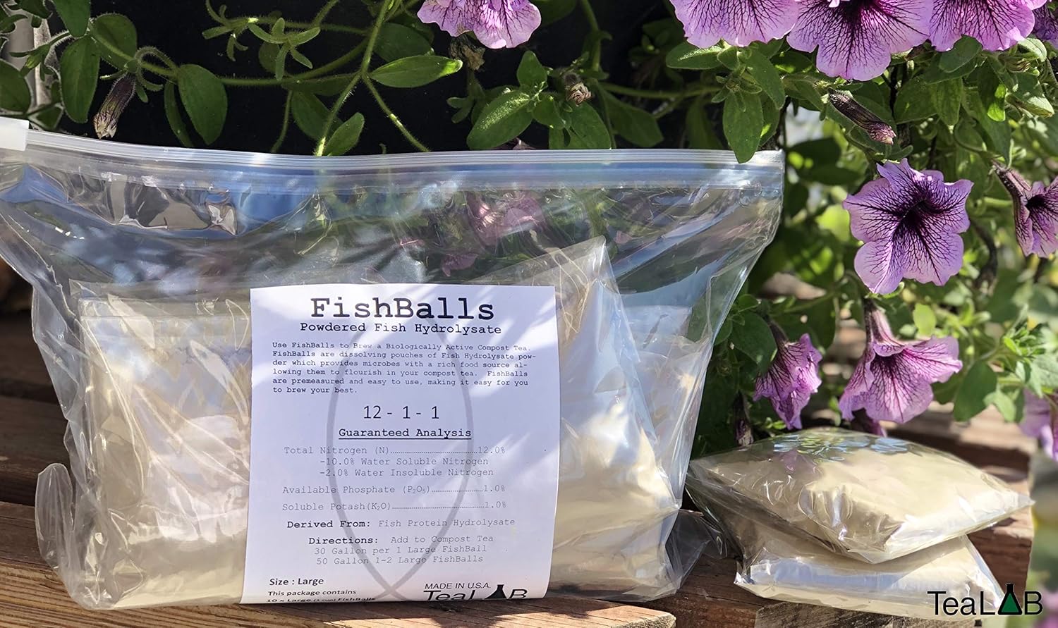 Amazon.com : FishBalls: Dissolving Pouches of Fish Hydrolysate Powder ...