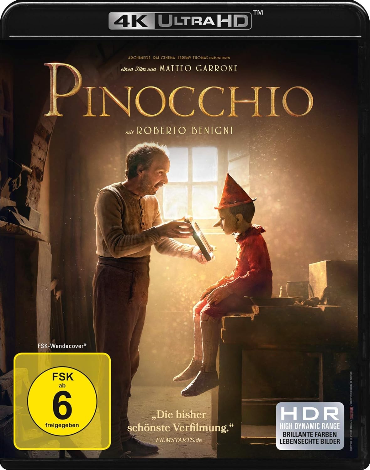 Pinocchio (4K Ultra-HD/Ultra-HD) [Blu-ray] [Alemania]: Amazon.co.uk ...