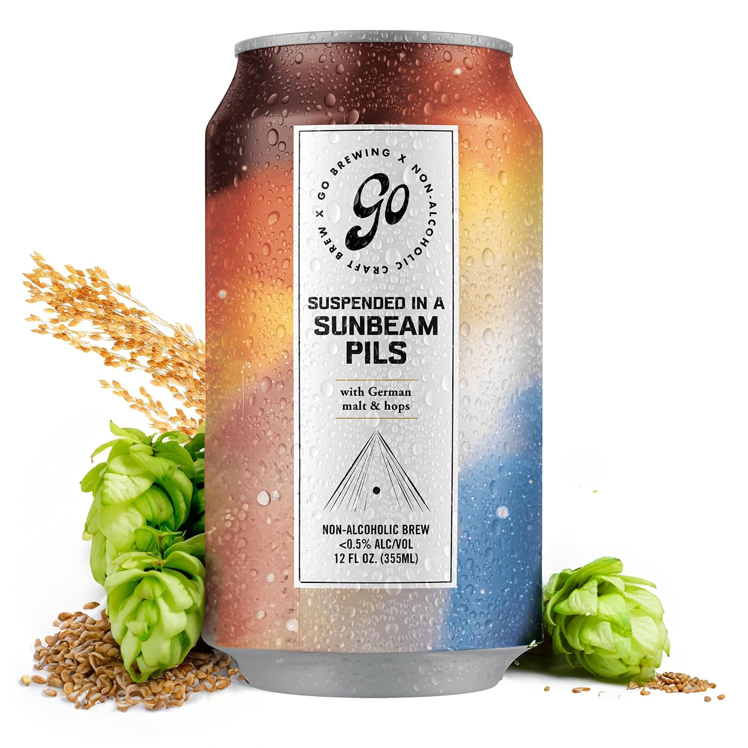 Amazon.com : Go Brewing Non Alcoholic Beer, Suspended in a Sunbeam ...