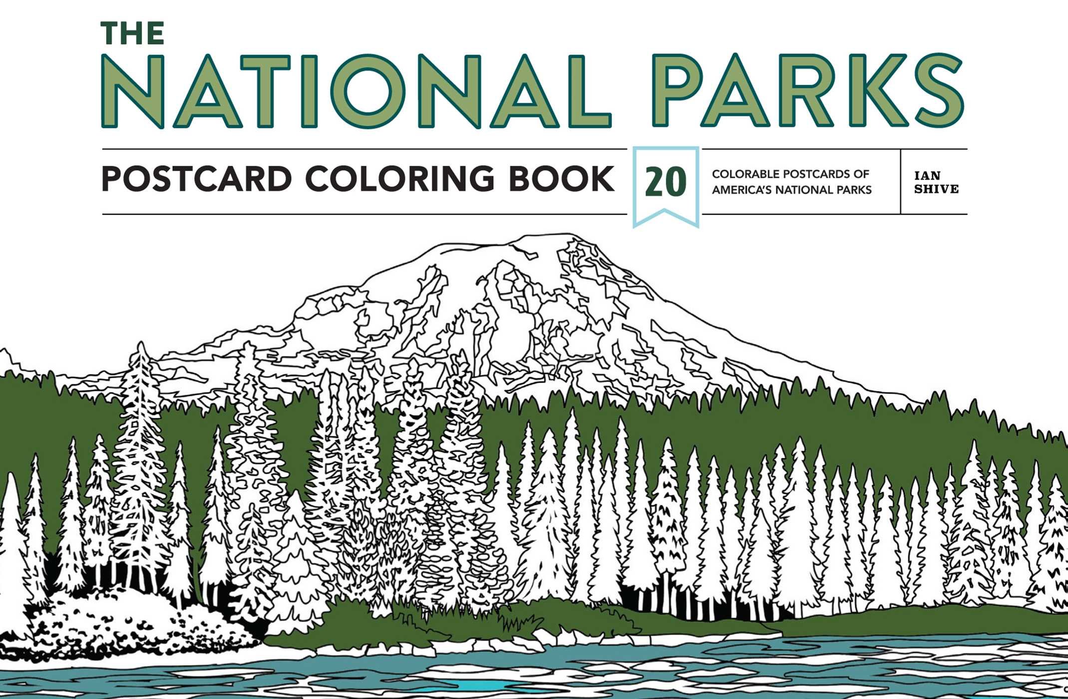 Amazon.com: The National Parks Postcard Coloring Book: 20 Colorable ...