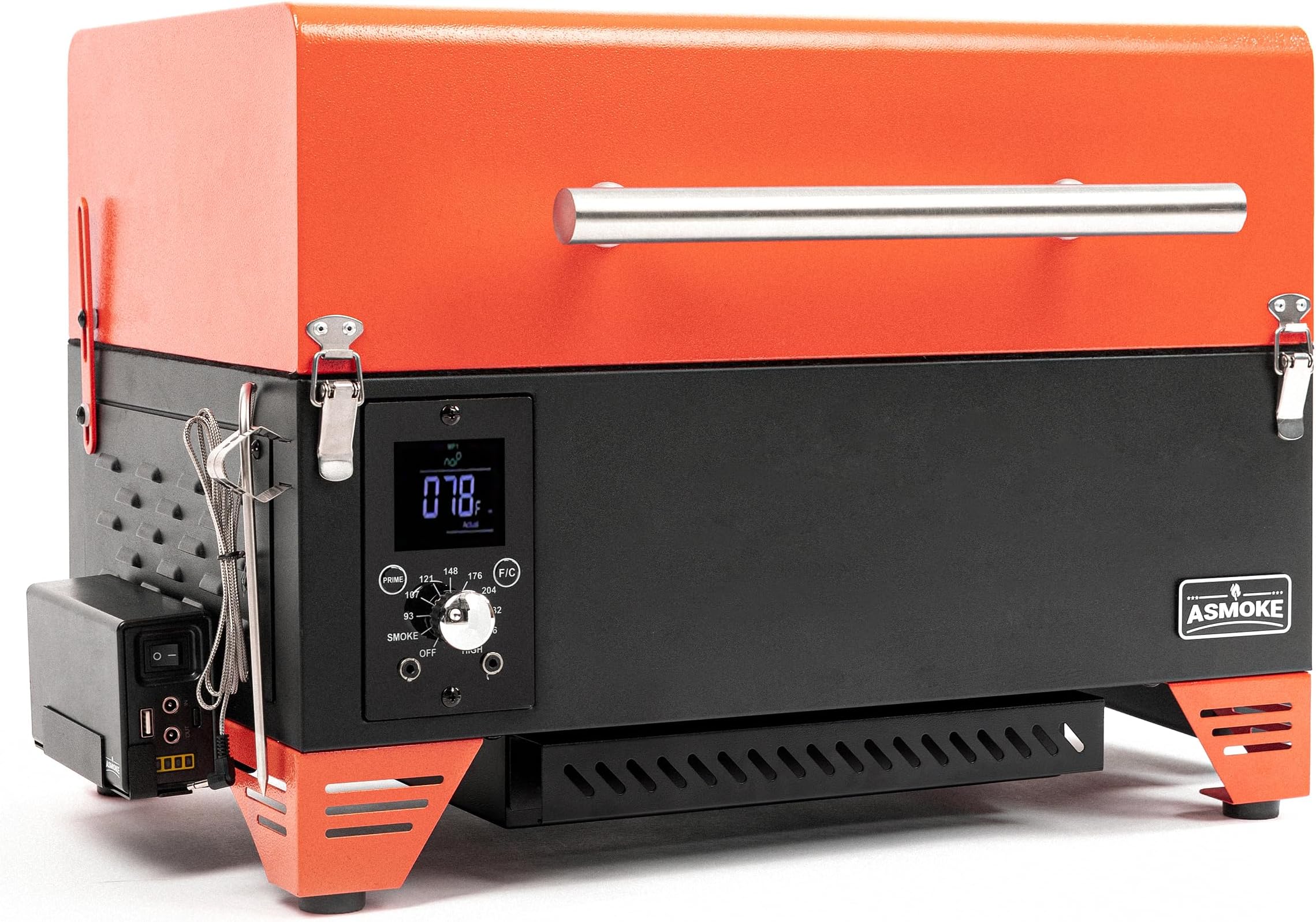 Amazon.com : ASMOKE Portable Pellet Grill & Smoker - AS350DC Battery ...