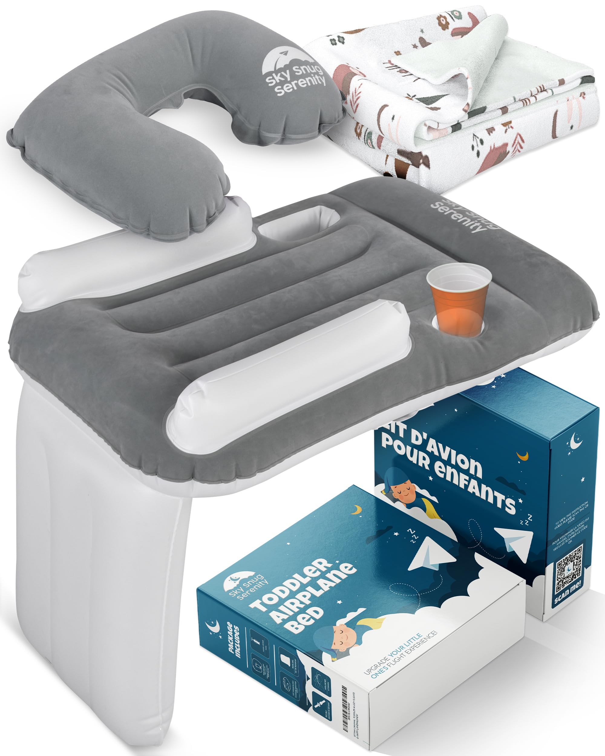 Amazon.com: Toddler Airplane Bed - Inflatable Airplane Bed for Kids ...