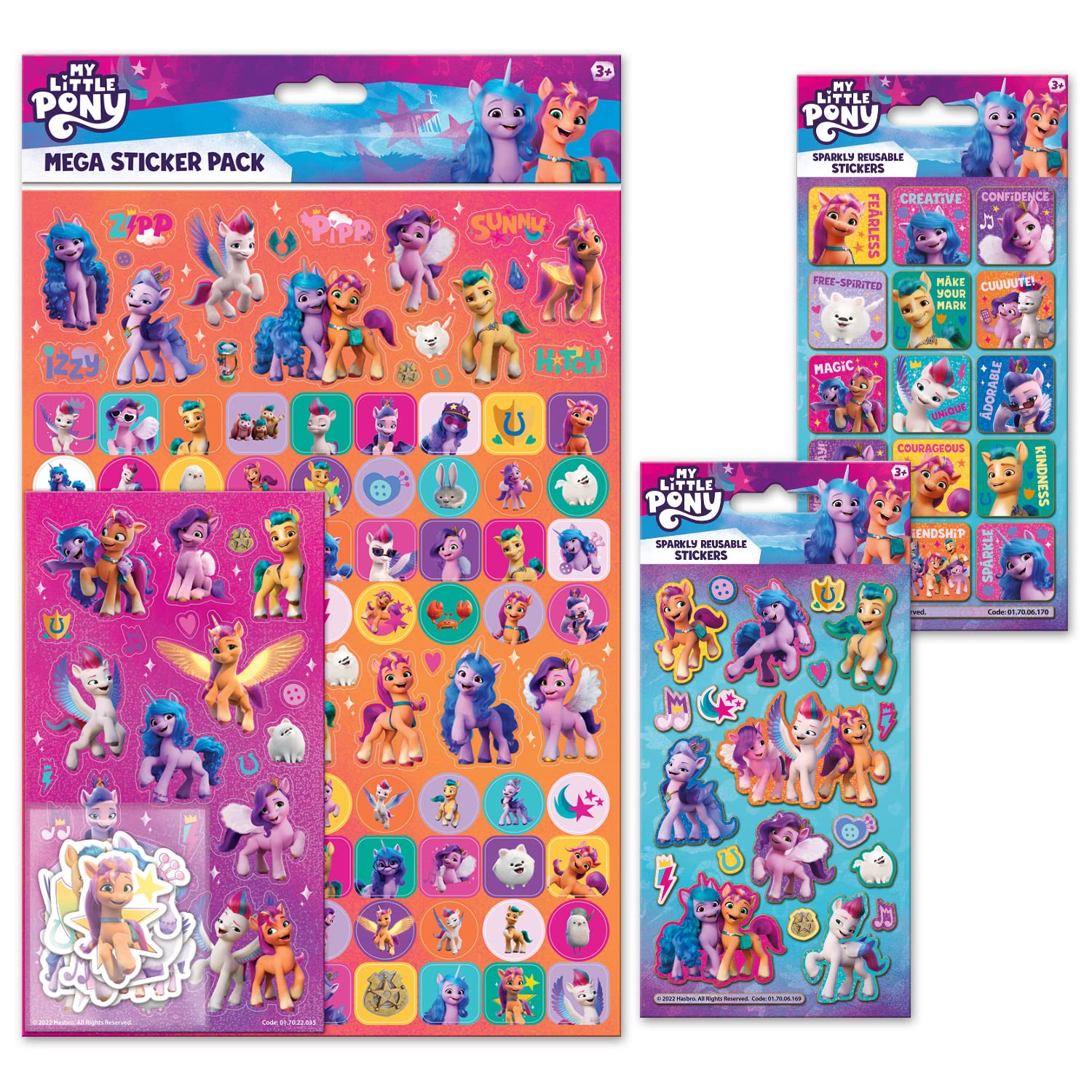 My Little Pony Mega Bundle Sticker Pack | Includes Mega Pack of 3 ...