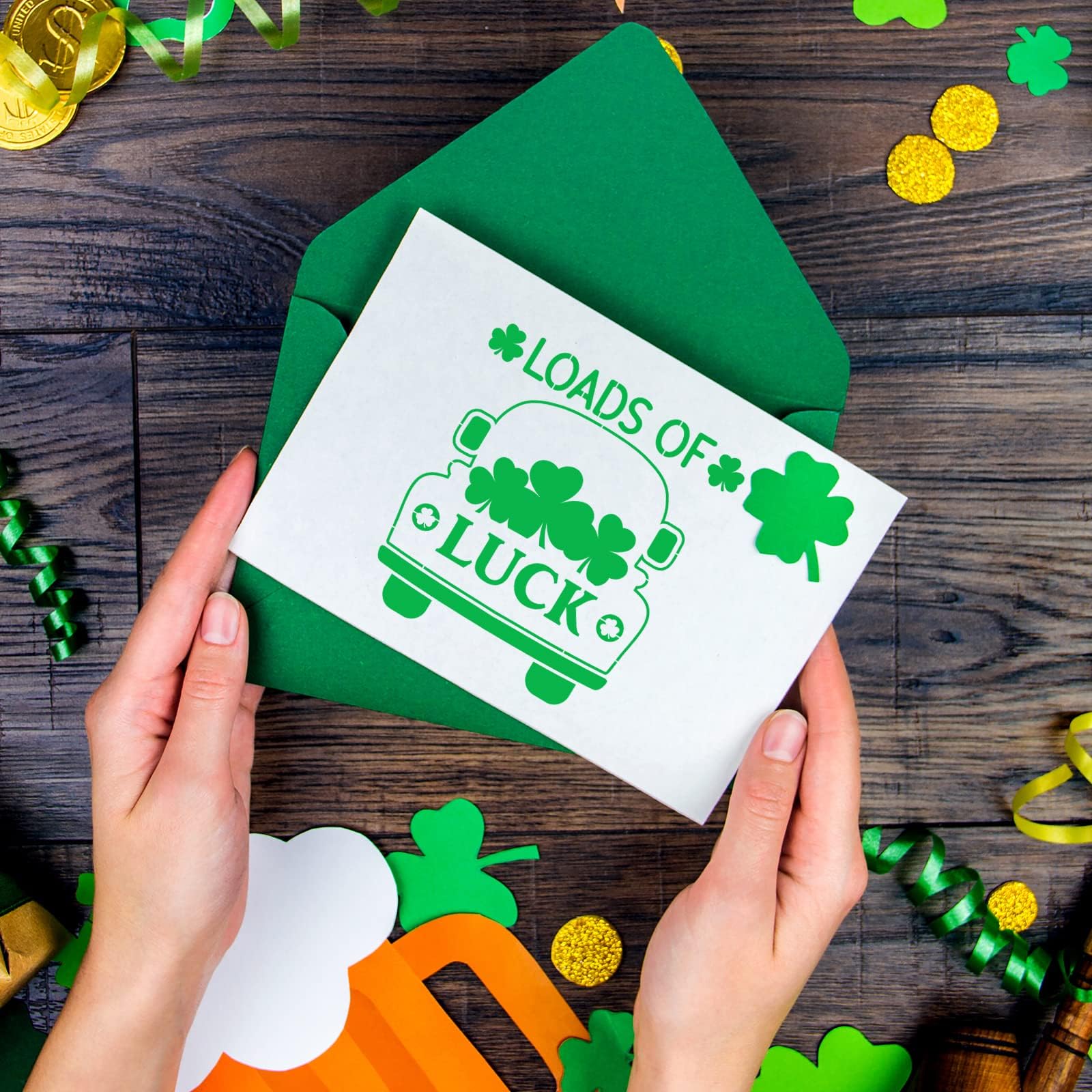 Snapklik.com : 6pcs Large St Patricks Day Stencils For Painting On Wood ...
