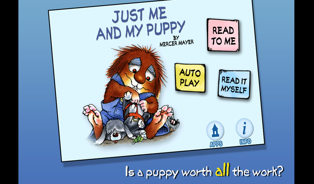Just Me and My Puppy - Little Critter (Fire TV version) - App on the ...