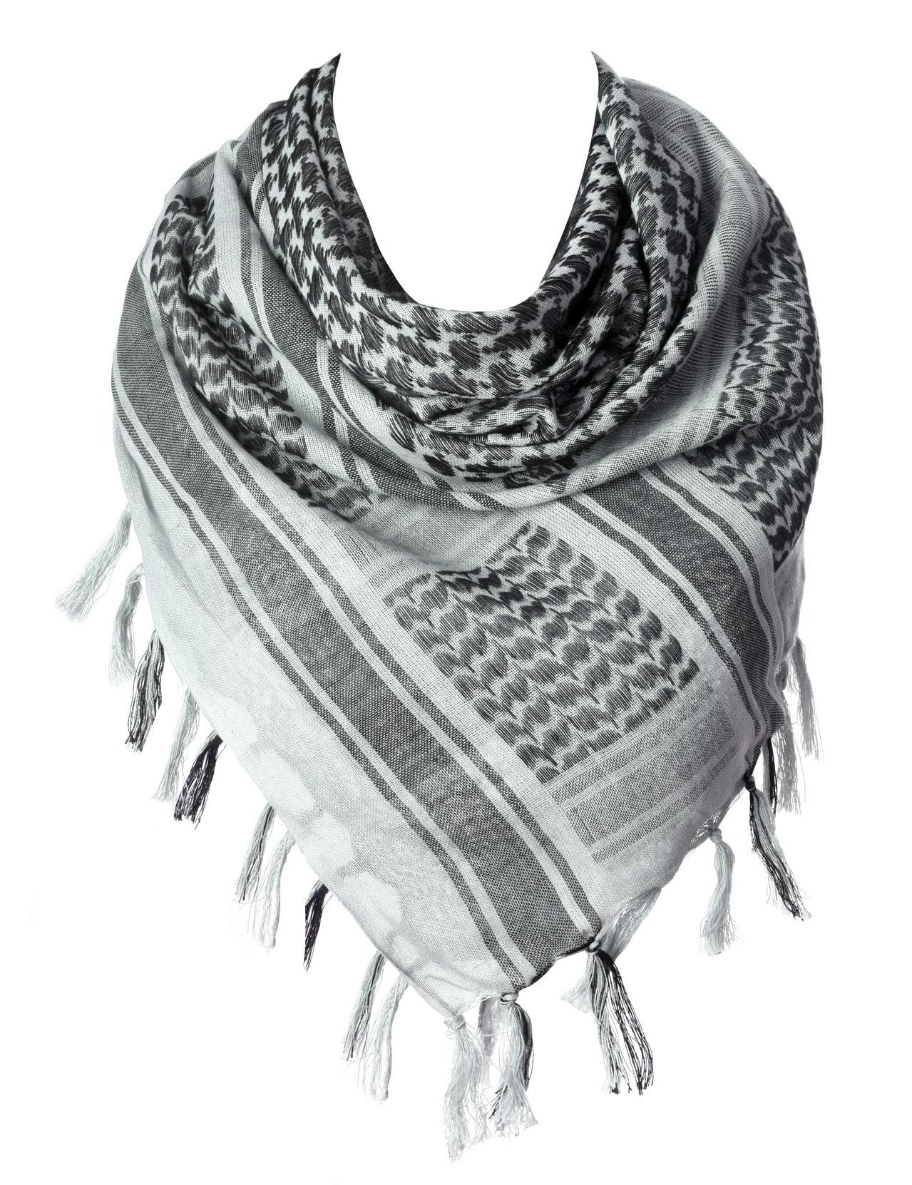 Snapklik.com : 100% Cotton Keffiyeh Tactical Desert Scarf Military Arab ...