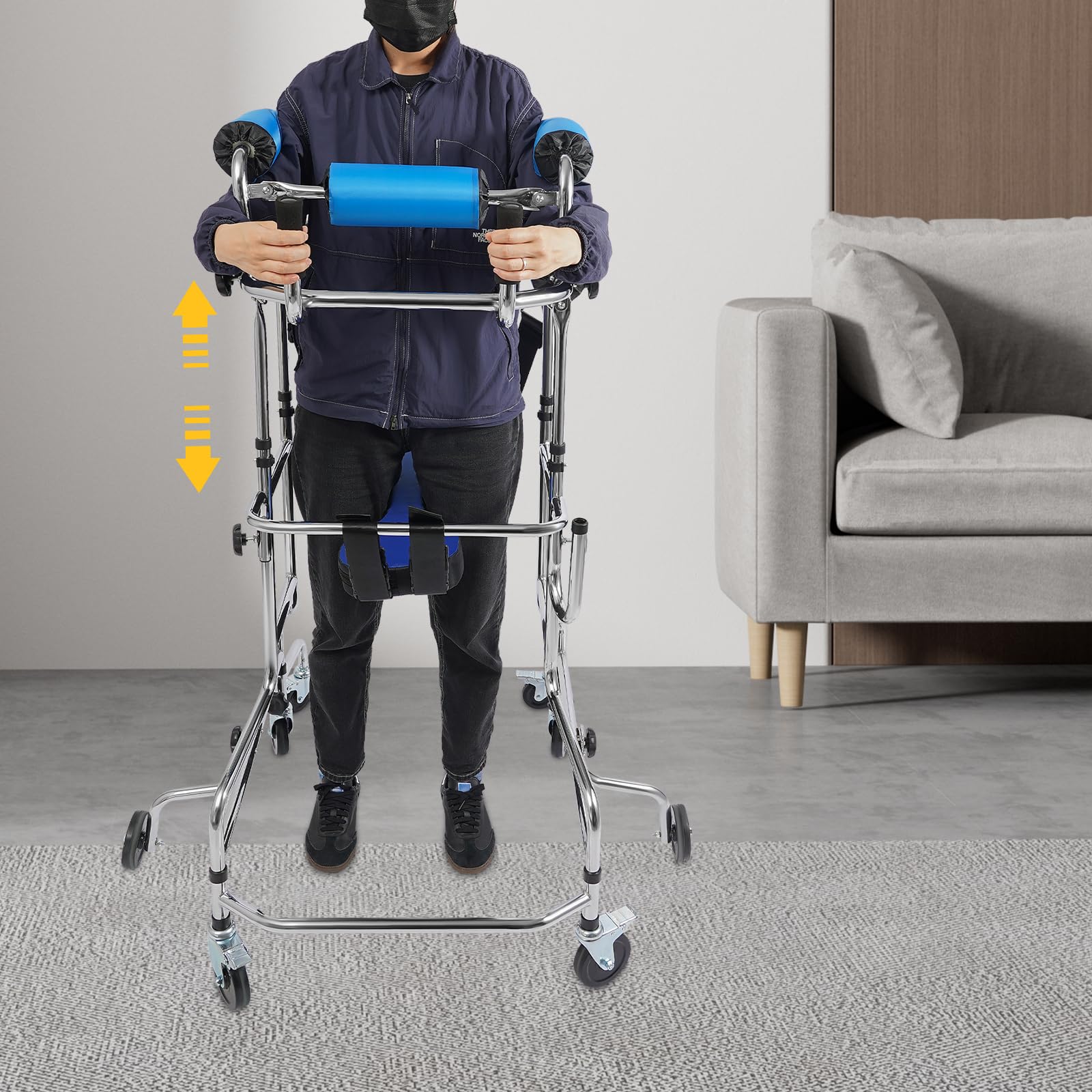 Snapklik.com : Portable Medical Standing Aid, Adult Walker For Seniors ...