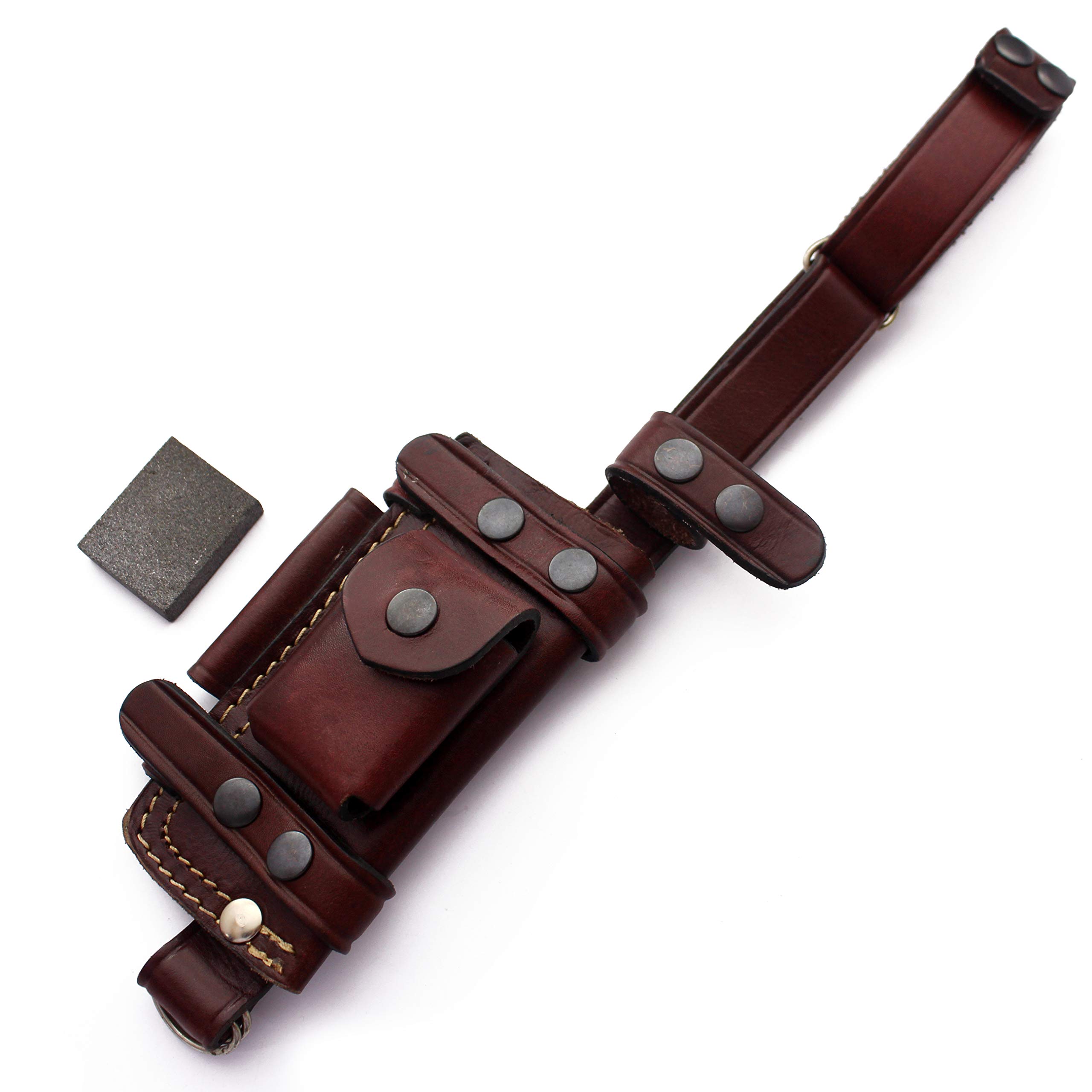 GCS Custom handmade Leather Sheath for Hunting knife Survival knife ...