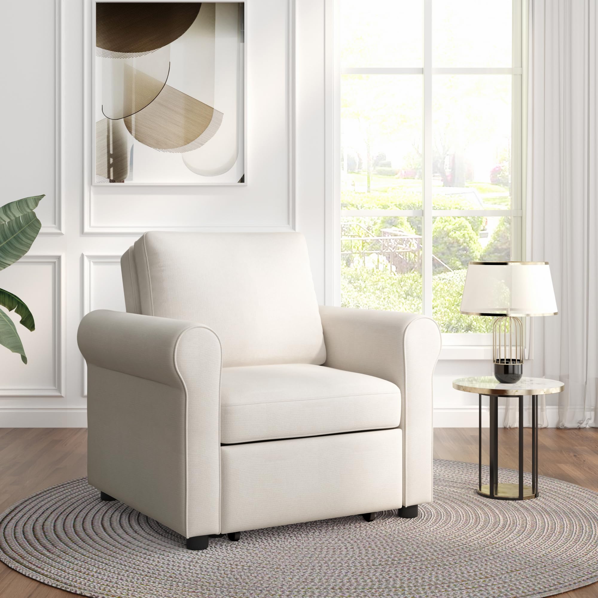 Amazon.com: Polibi 3-in-1 Sofa Bed Chair, Convertible Sleeper Chair Bed ...