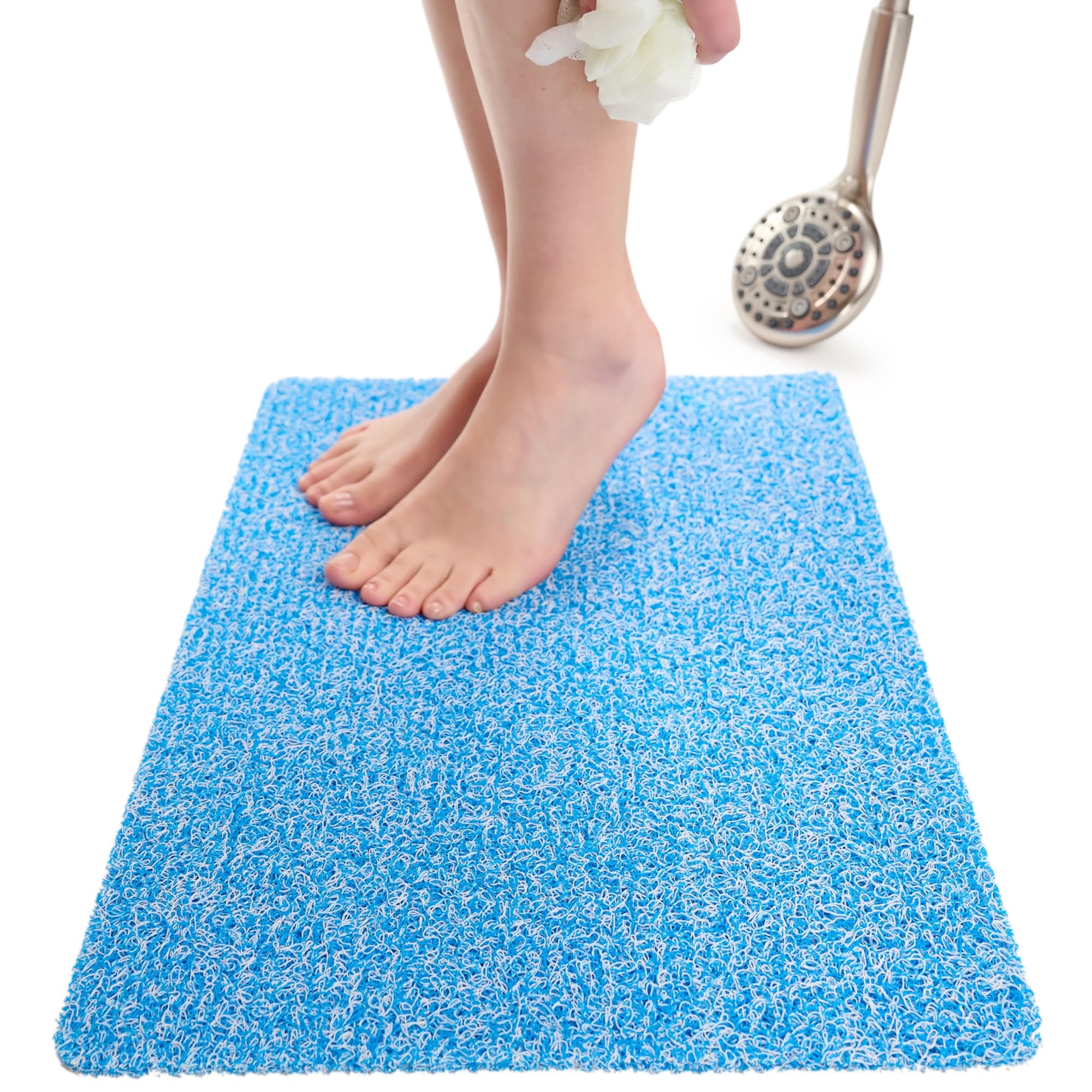 Amazon.com: Loofah Small Shower Mat Non Slip - Shower Anti Slip Mat ...