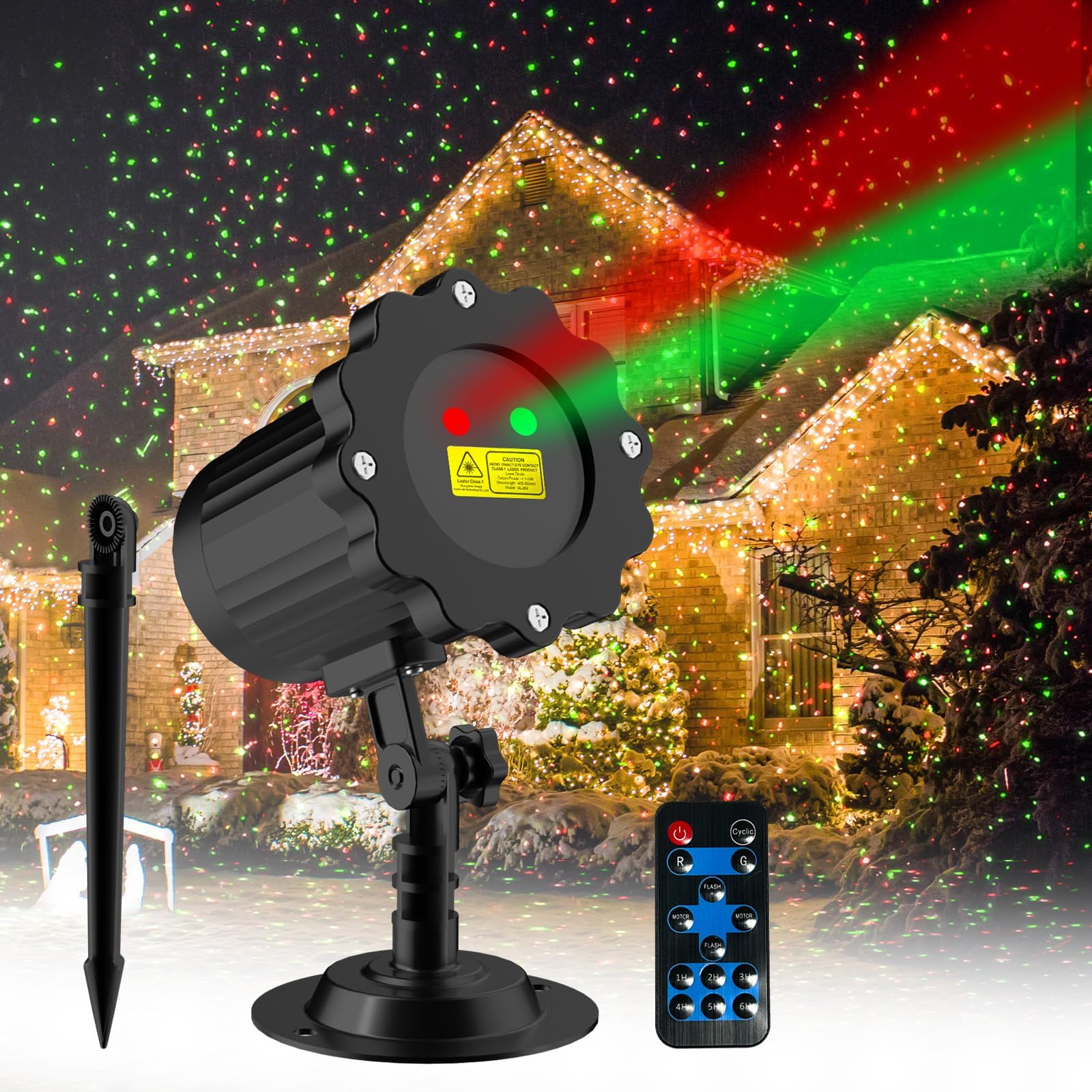 Amazon.com: Christmas Projector Lights Outdoor,Holiday lamp,Halloween ...