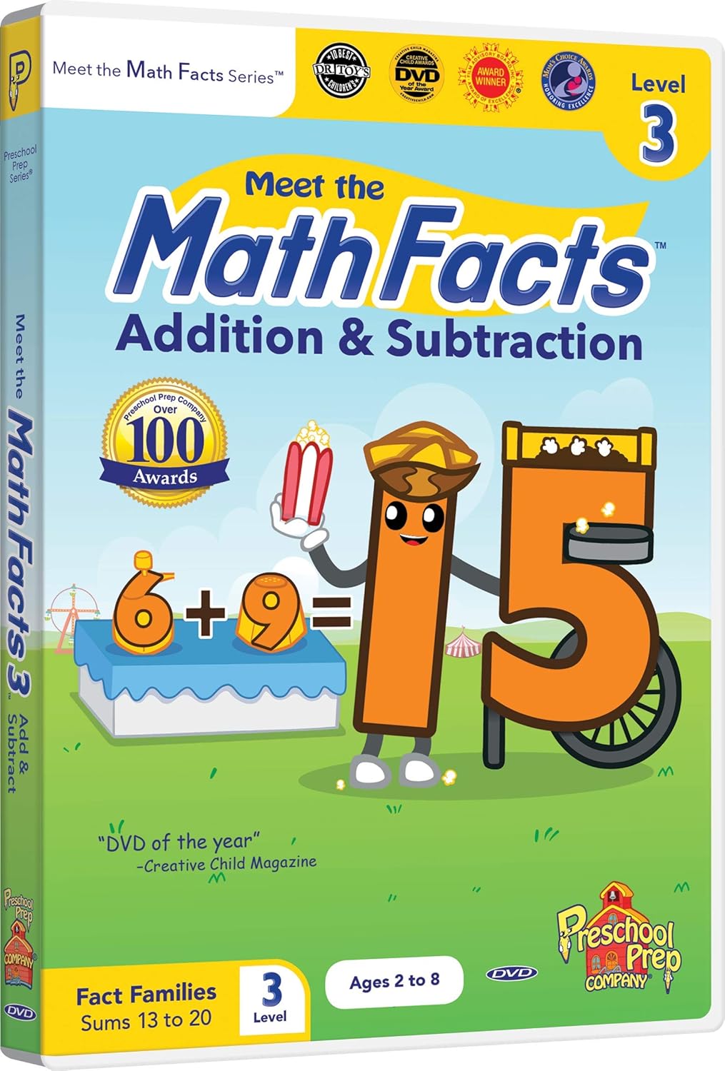 Amazon.com: Meet the Math Facts Addition & Subtraction - Level 3 DVD ...