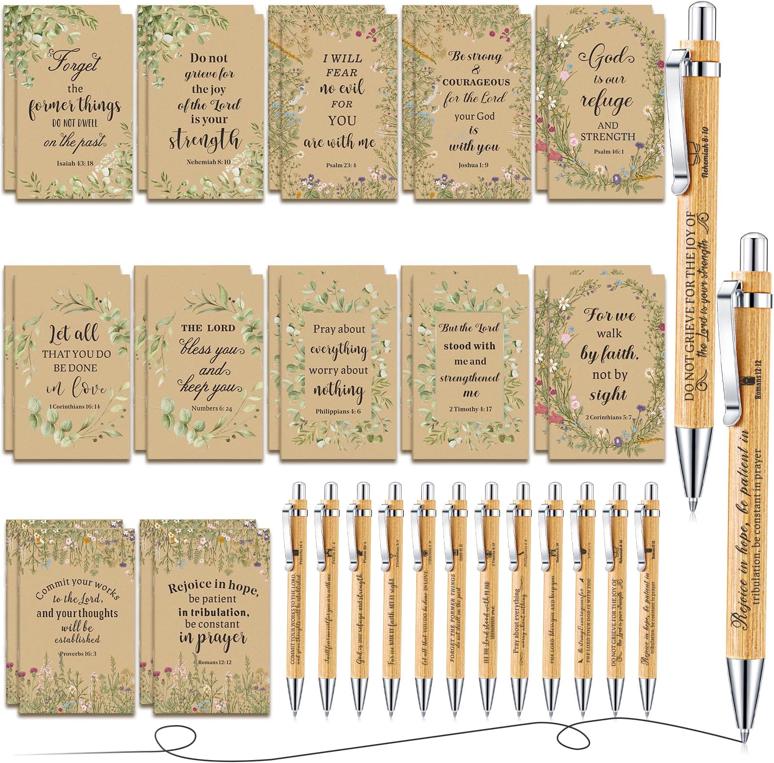 Amazon.com : ReliThick 72 Pcs Christian Gifts Set Bulk Inspirational ...