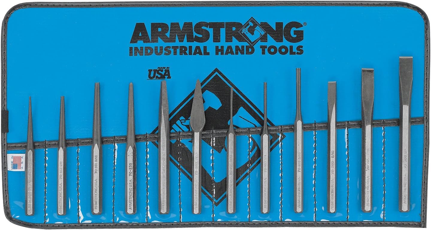 Armstrong 70-565 Punch and Chisel Set, 12-Piece by Apex Tool Group ...