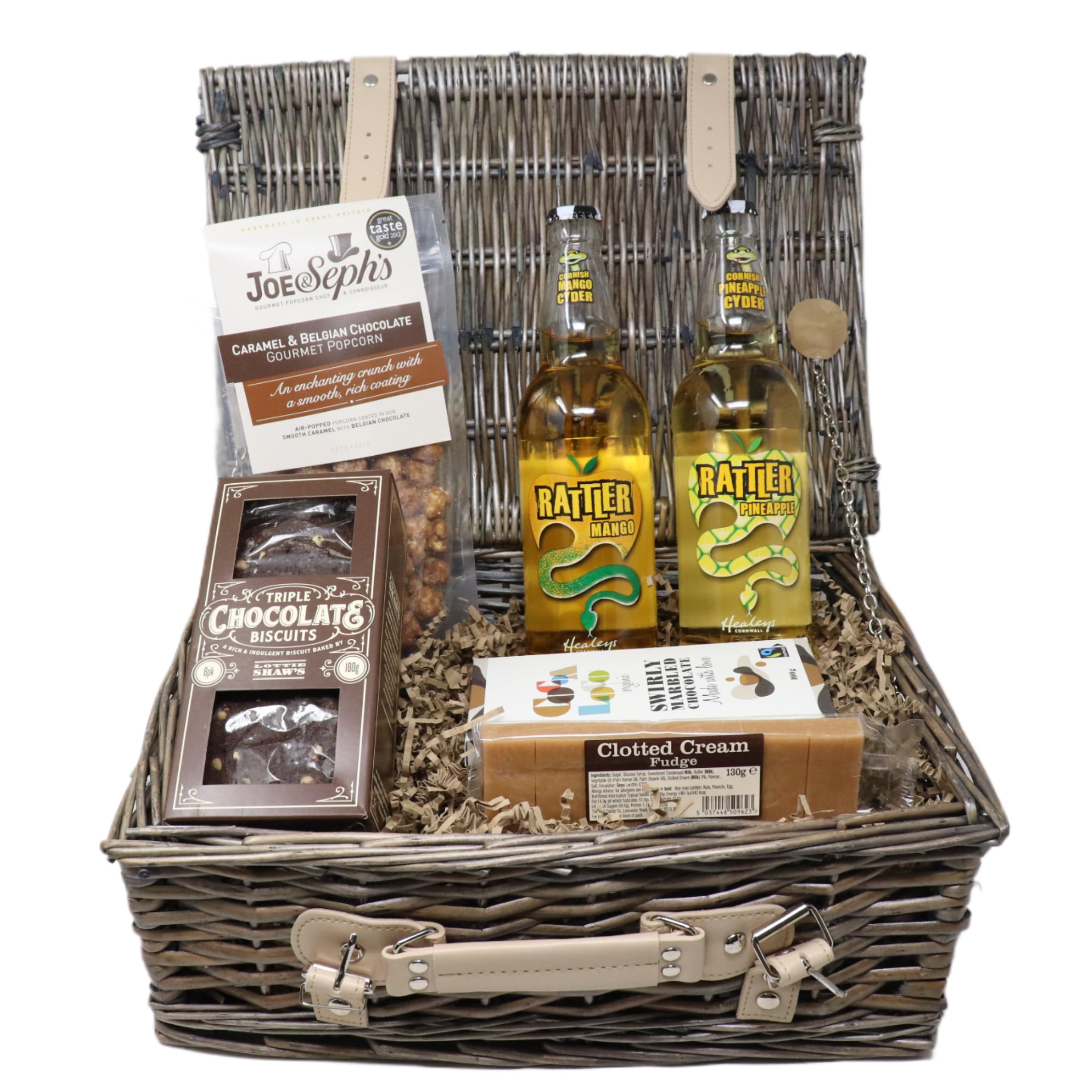 Luxury Cider Gift Hamper with 2 Bottles of Cider & Treats For Christmas ...